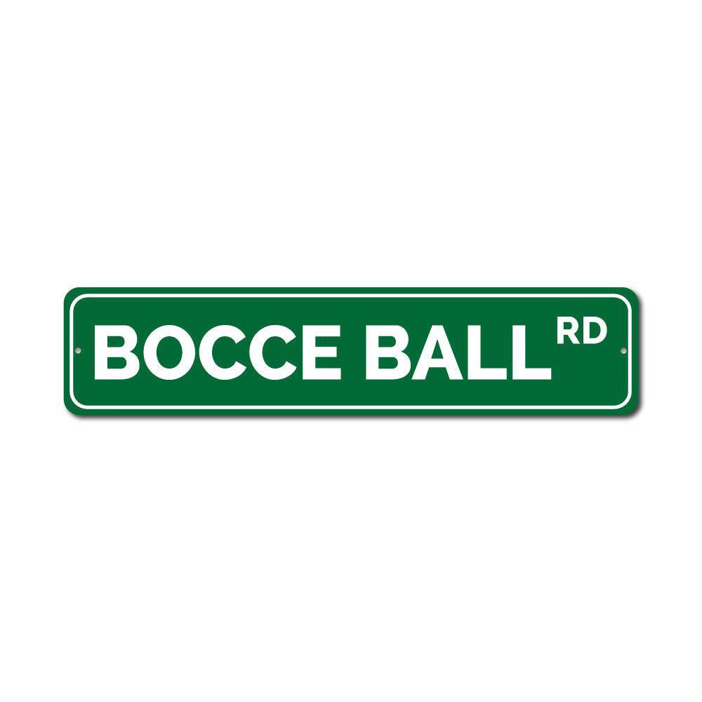 Lizton Sign Shop, Inc Bocce Ball Road Custom Aluminum Sign | Wayfair