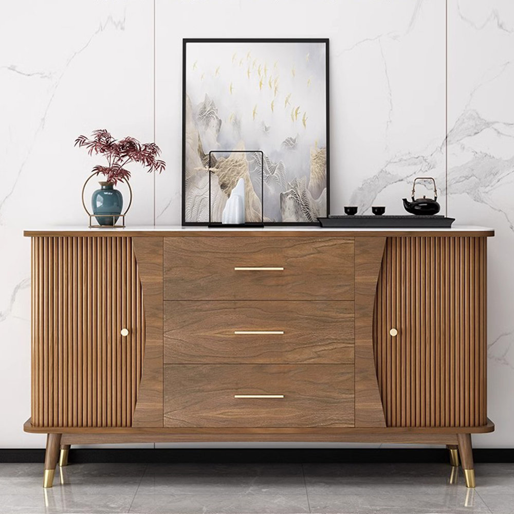 Dream cabinet New Chinese solid wood locker against the wall | Wayfair