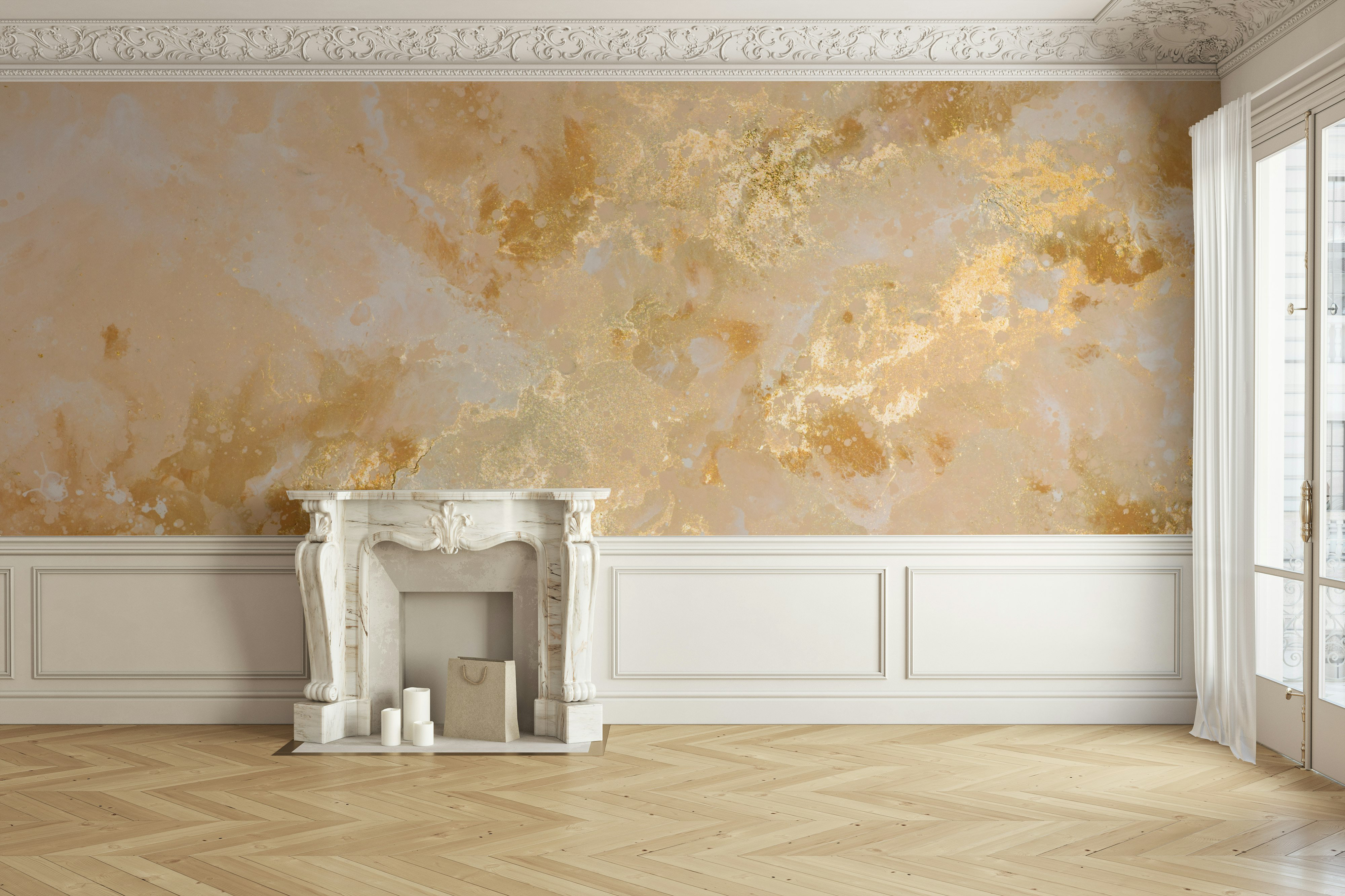 Orren Ellis Keiasia Paintable Wallpaper Roll | Wayfair