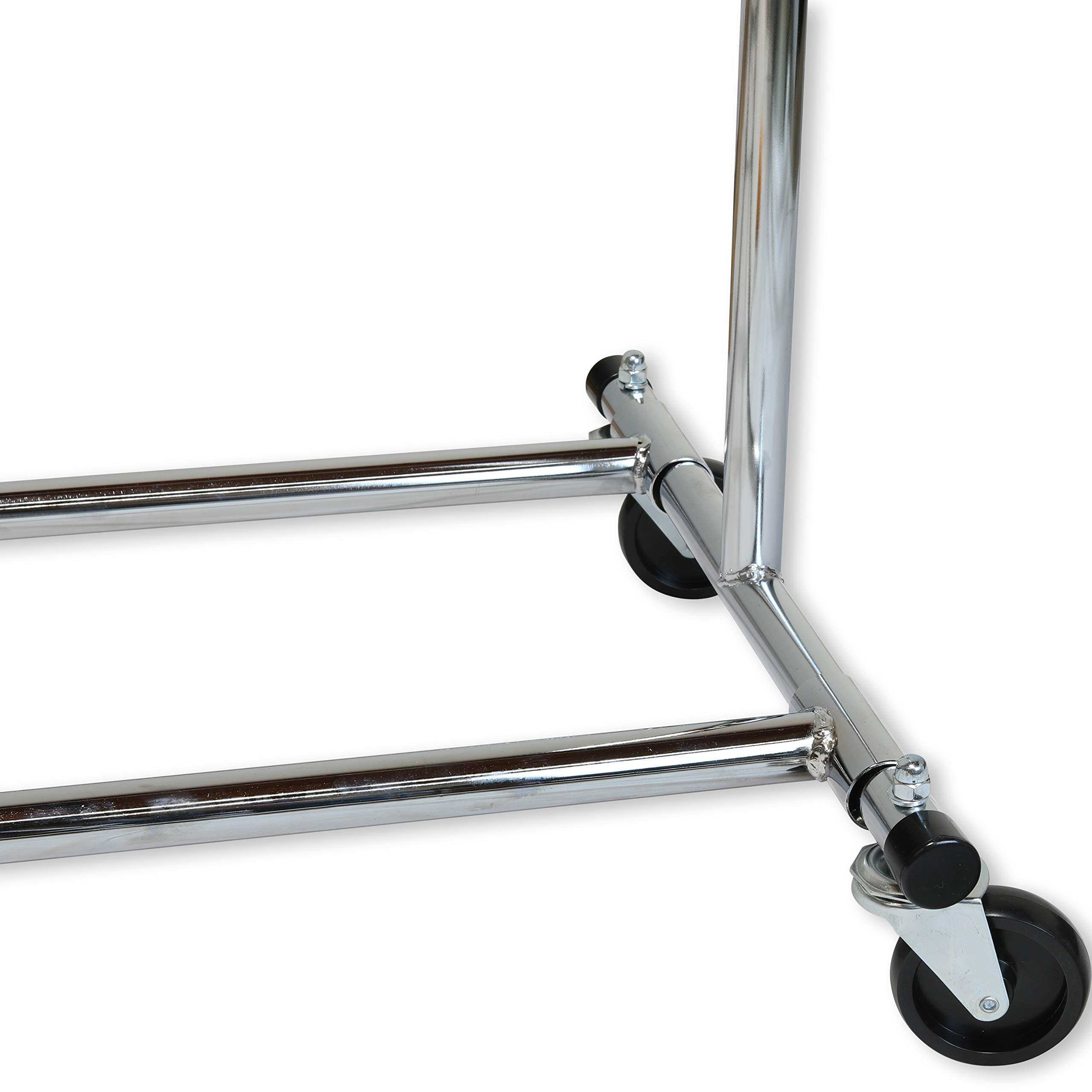 Rebrilliant Heavy Duty Chrome Clothing Garment Rack | Wayfair