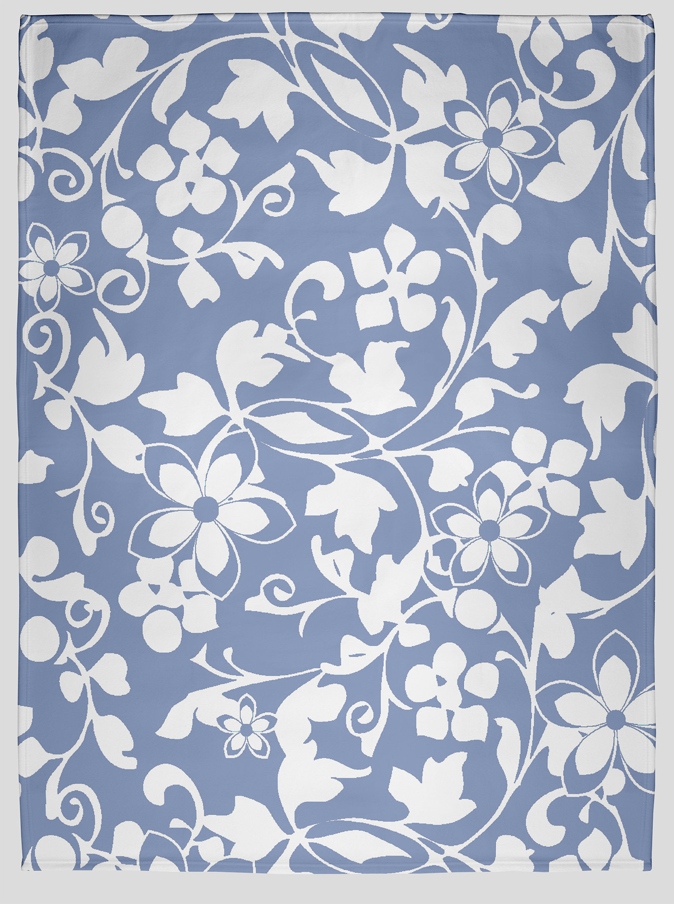 e by design Evelyn 60" x 80" Floral Spring Throw Blanket | Wayfair