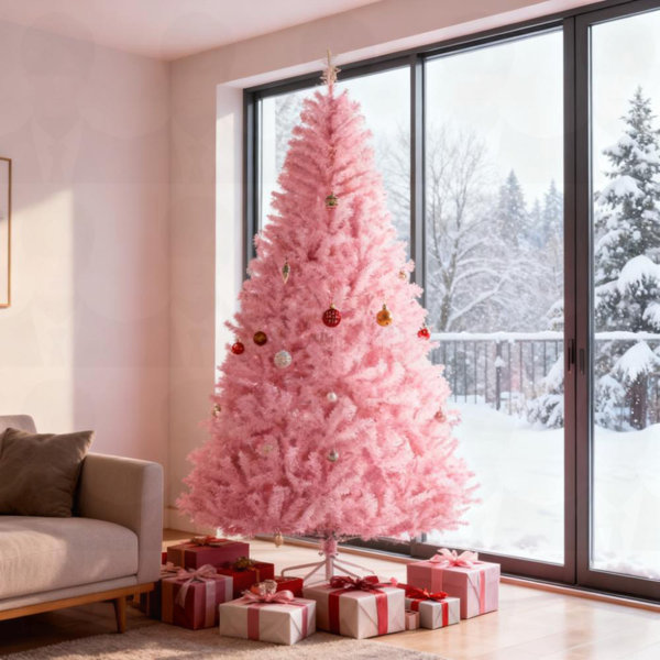 The Holiday Aisle® Prelit Artificial Christmas Trees - Wayfair Canada