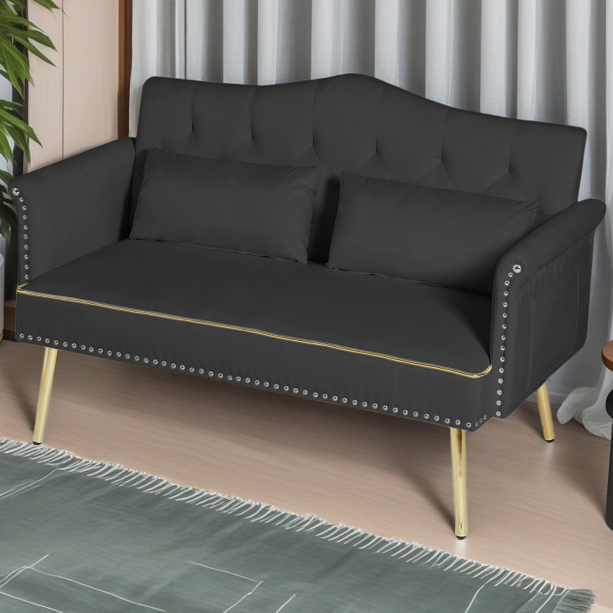 House of Hampton 2 Seat Sofa - Wayfair Canada