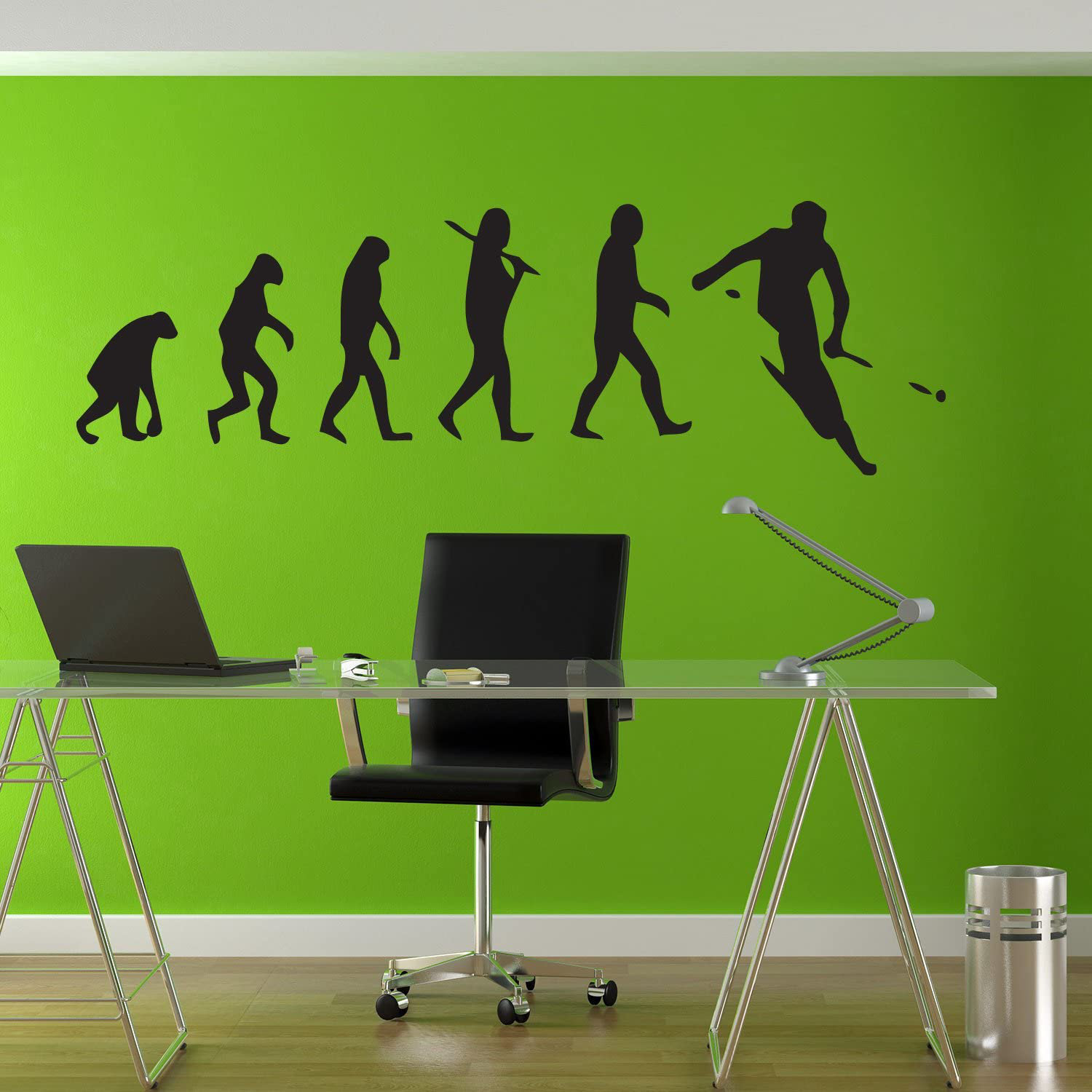 Ebern Designs Evolution Ski Mountains Snowboarding Wall Decal | Wayfair