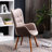 Canora Grey Velvet Armchair - Stronger Solid Wood Legs, Seat Pad Silky ...