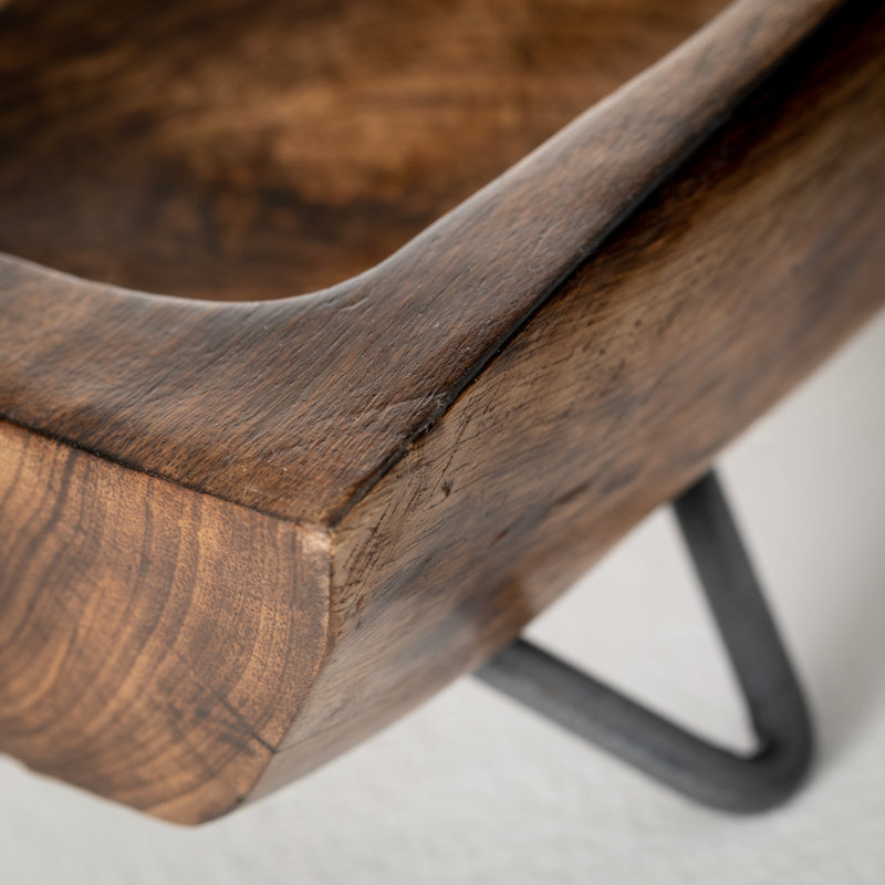 Loon Peak® Gojart Wood Decorative Bowl 1 | Wayfair