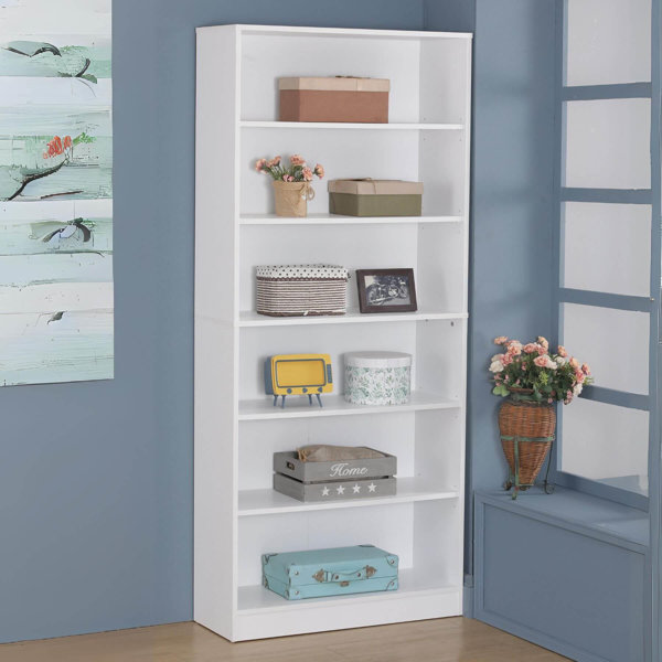 17 Stories Sarahya Deep 6 Shelf Bookcase Storage Unit | Wayfair.co.uk