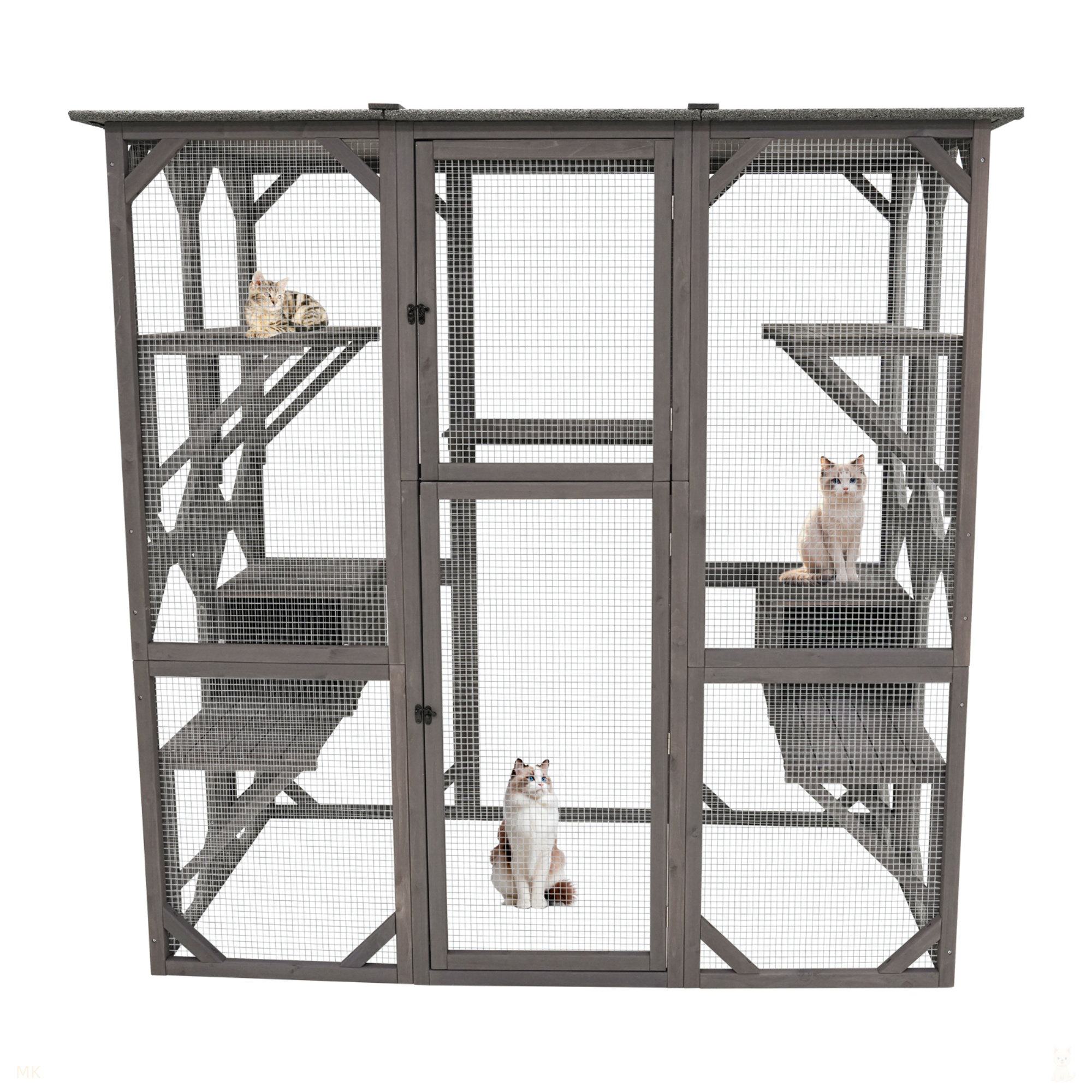 One Allium Way Catio Outdoor Cat Enclosure Cat Catio Cat House ...
