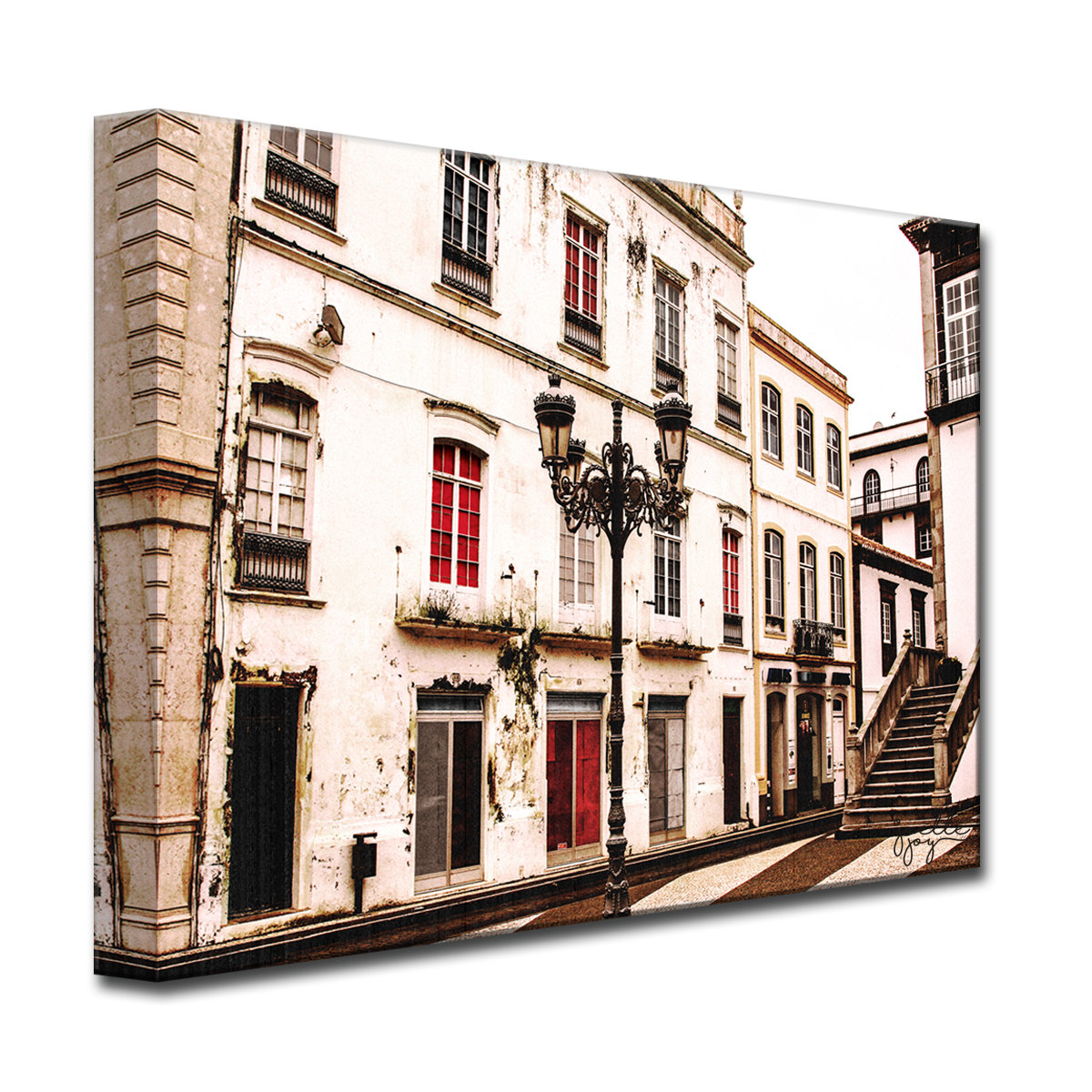 Ebern Designs Fade Out Lines by Joelle Joy - Wrapped Canvas Photograph ...