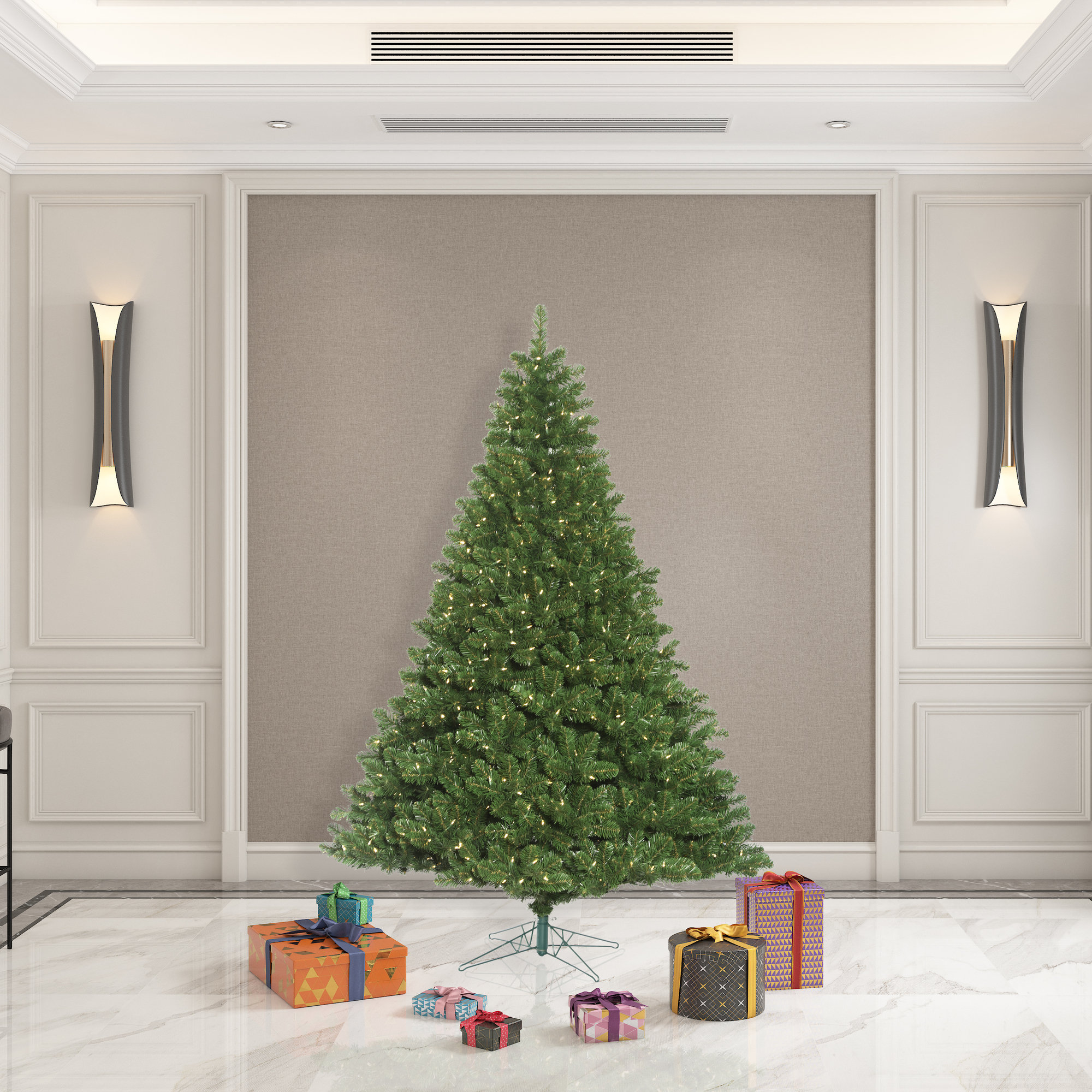 The Holiday Aisle® Oregon Fir Artificial Christmas Tree - Wayfair Canada