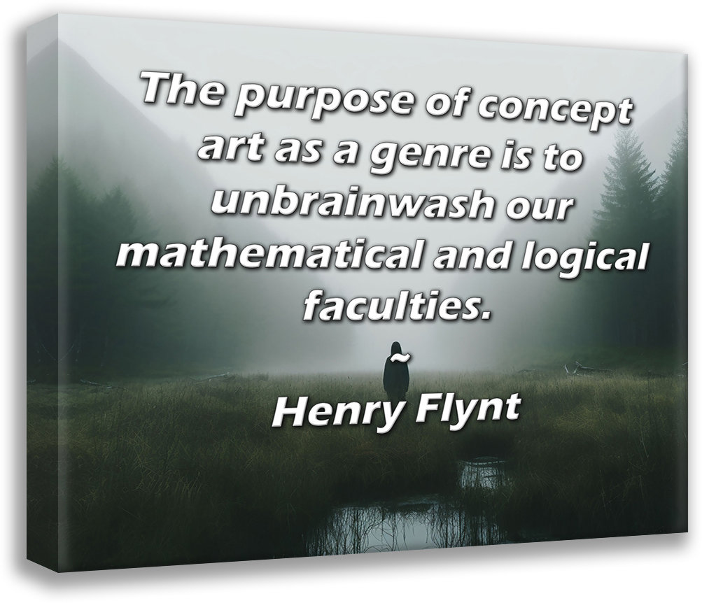 Trinx ArtsyQuotes Gallery Wrapped Canvas By Henry Flynt: "The purpose ...