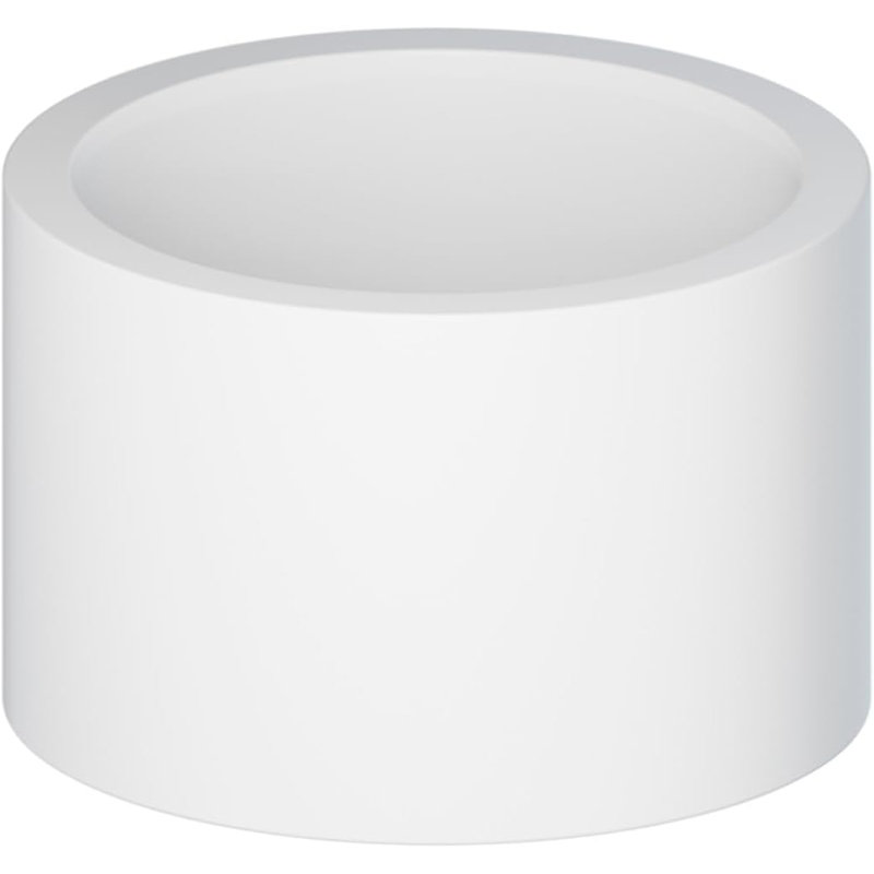 Supply Giant 4 in. White PVC DWV Repair Coupling, Hub x Hub Connection ...