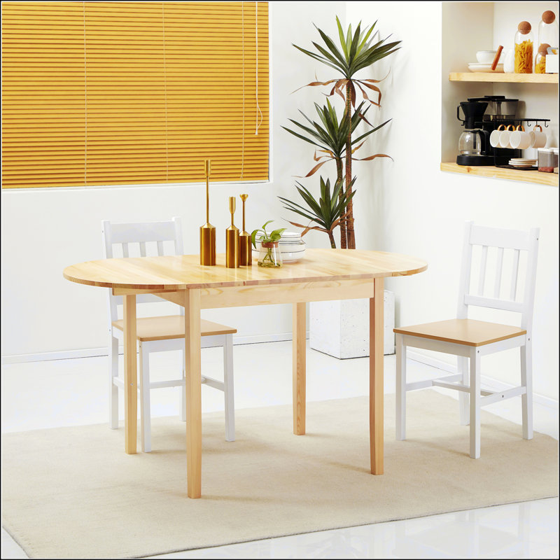 Winston Porter 55" Solid Wood Kitchen Table | Wayfair