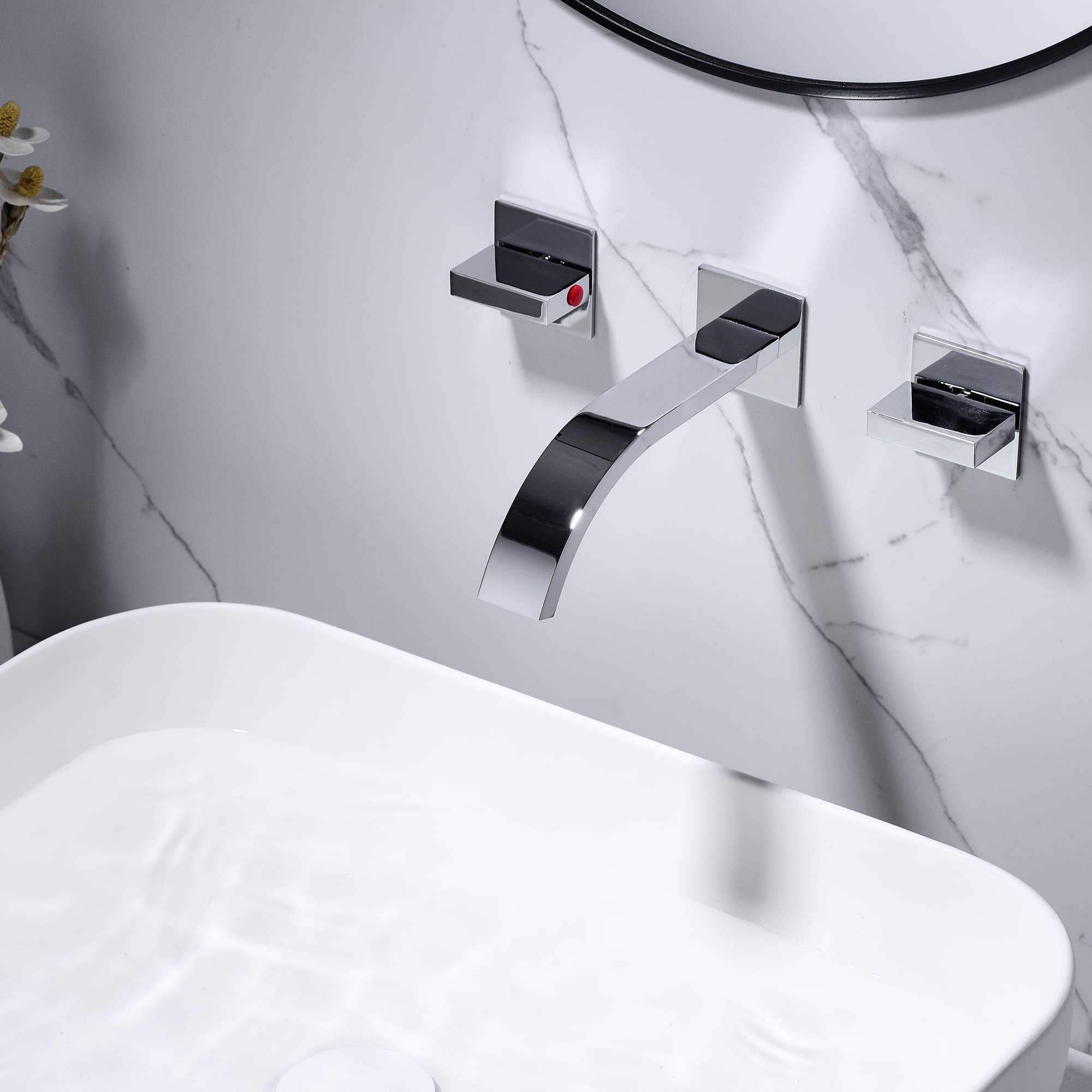 KIKO HOME Wall Mounted Bathroom Faucet - Wayfair Canada