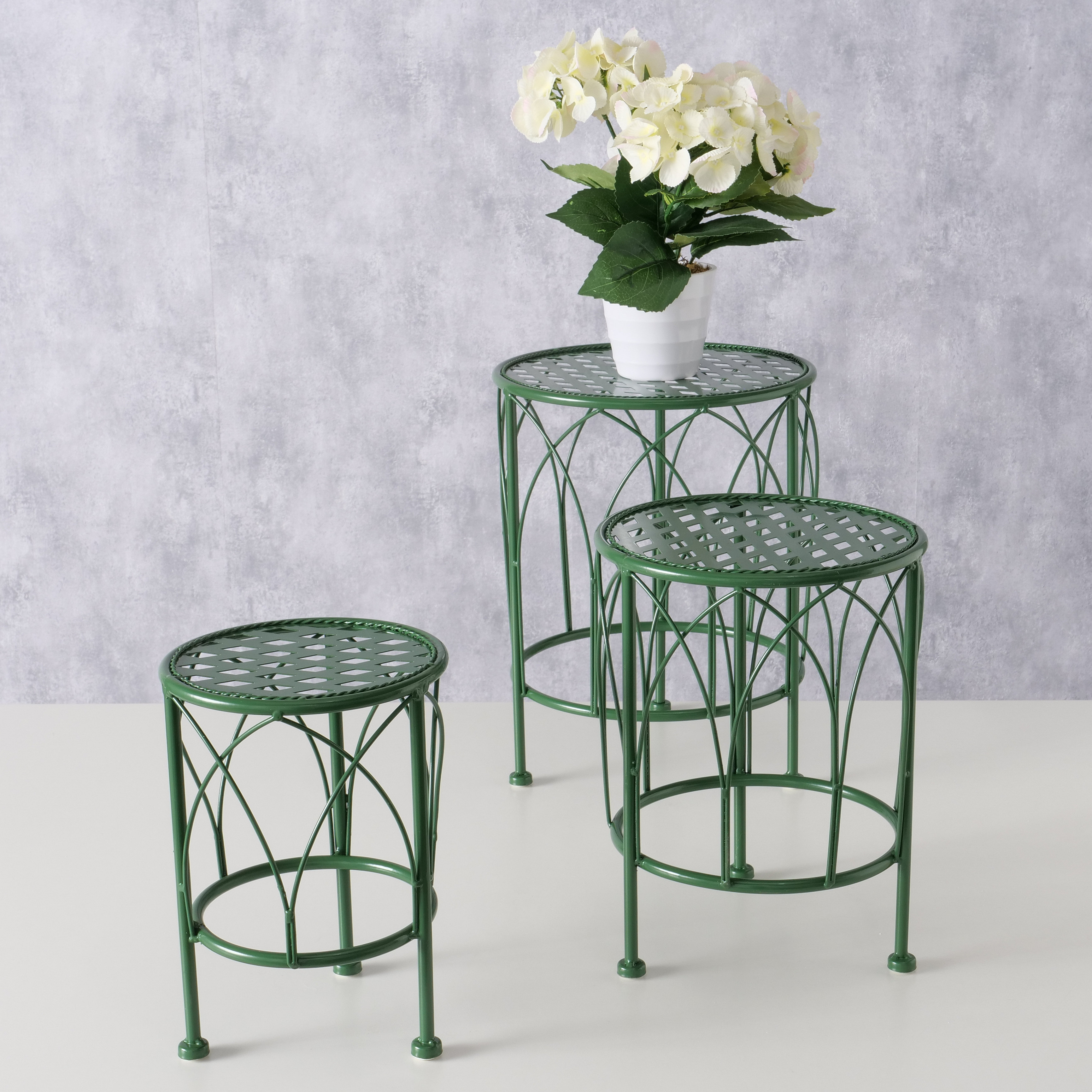 Winston Porter 3 Piece Hunter Green Plant Stand Set - Wayfair Canada