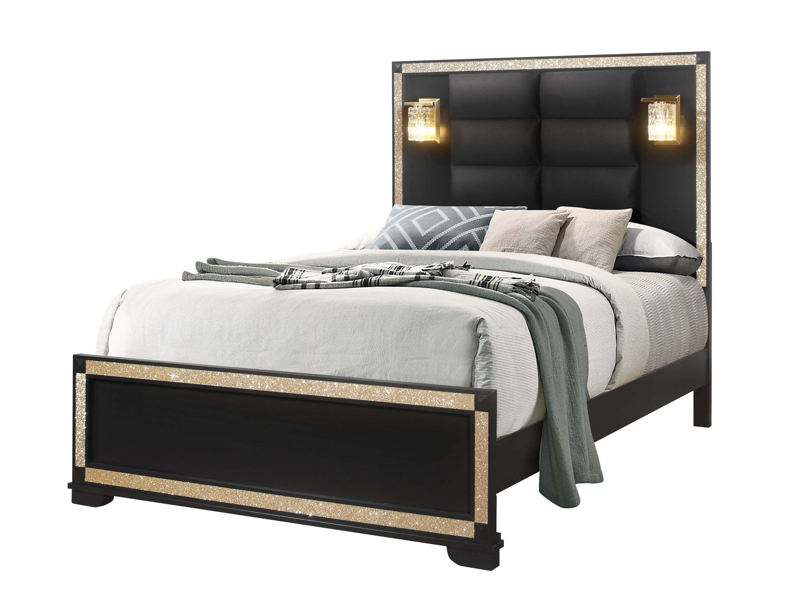 One Allium Way® LIVELY BED WITH LAMPS | Wayfair