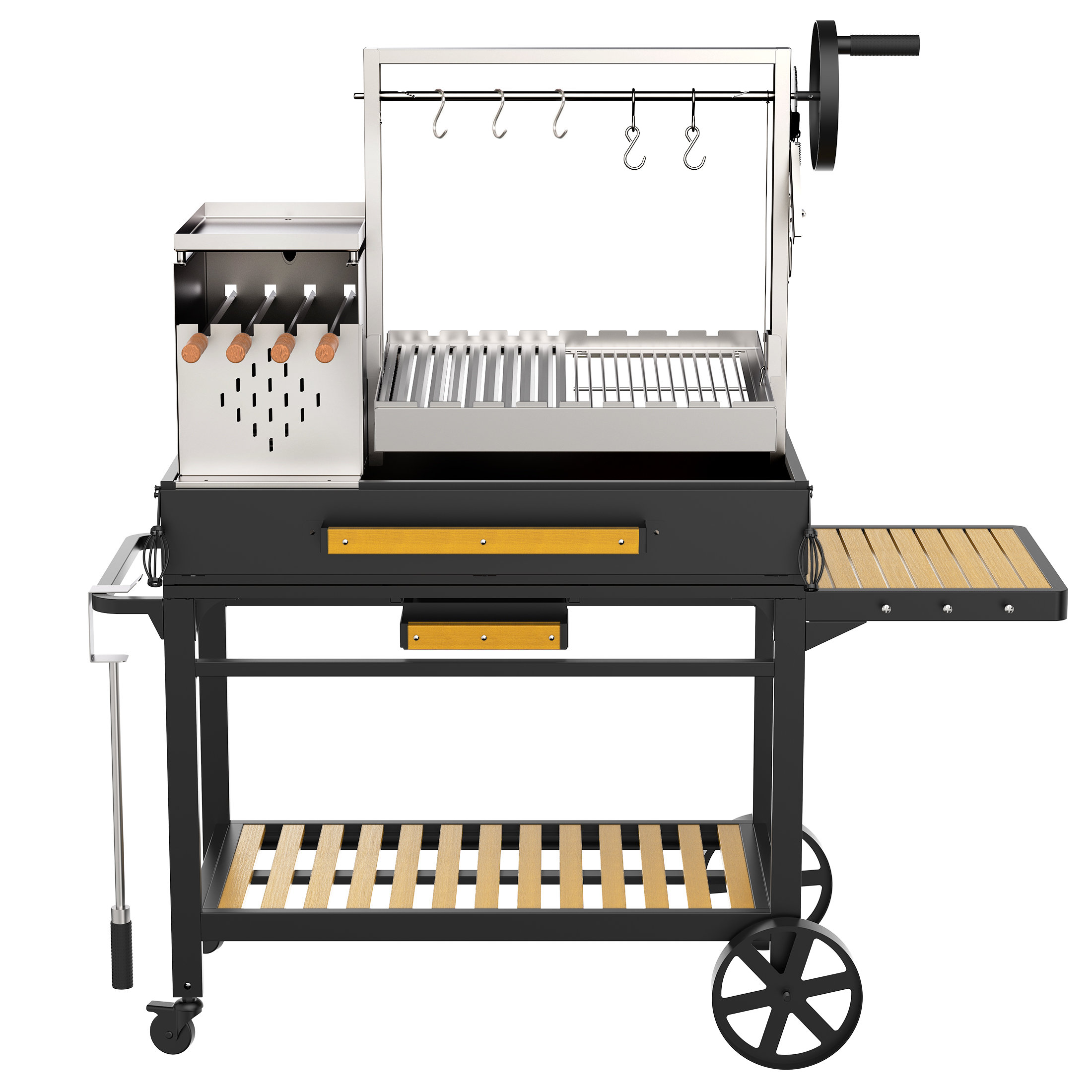 Brand-Man Grills Brand-man Argentine Santa Maria Heritage Grill, 4-in-1 ...