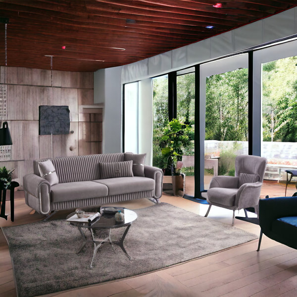 Everly Quinn Zailyn 3 - Piece Reclining Living Room Set | Wayfair