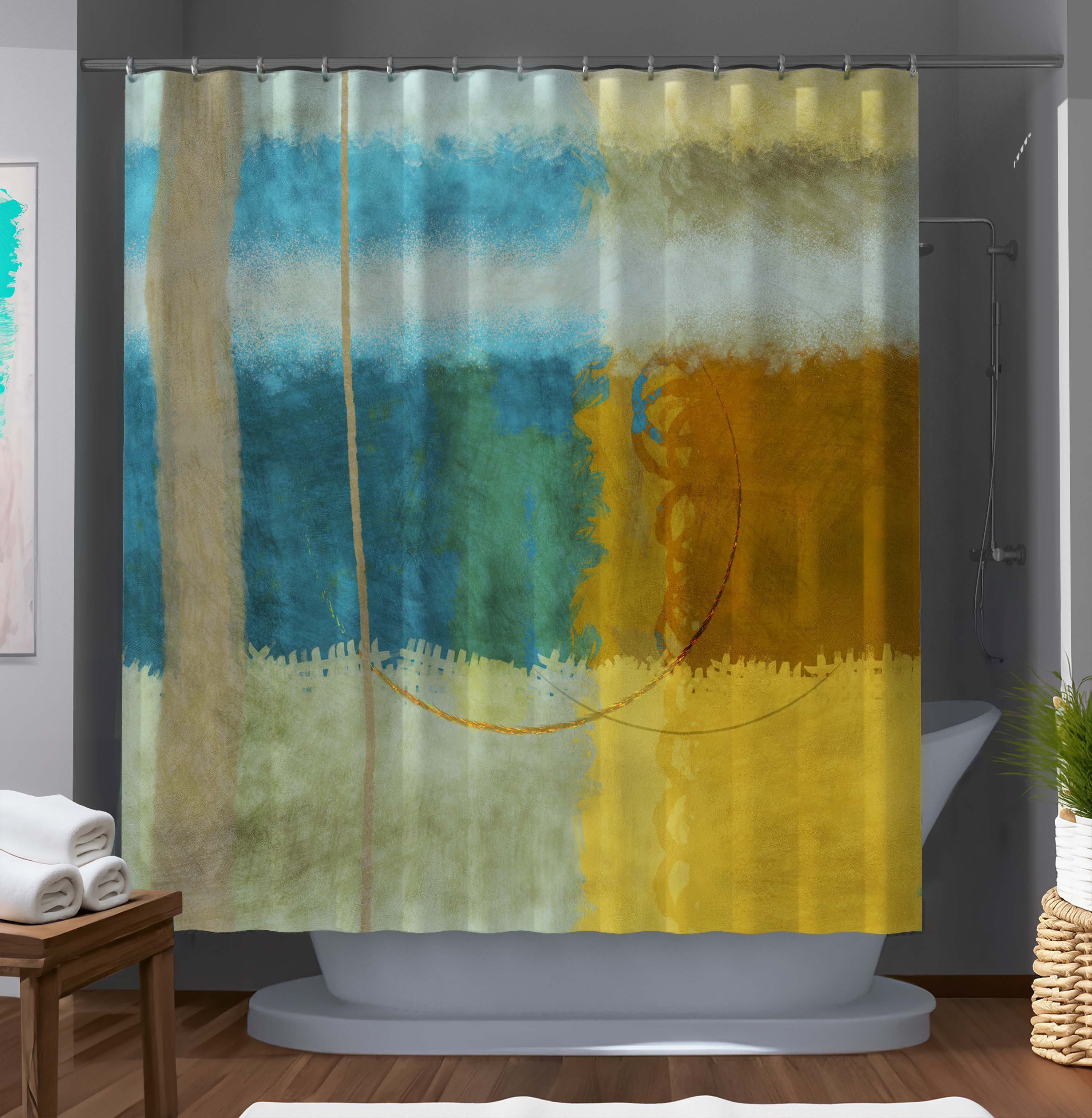 East Urban Home Danyaal Shower Curtain | Wayfair