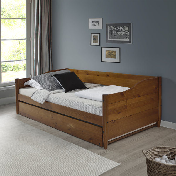 Lark Manor Anayelli Solid Wood Classic Daybed with Trundle & Reviews ...