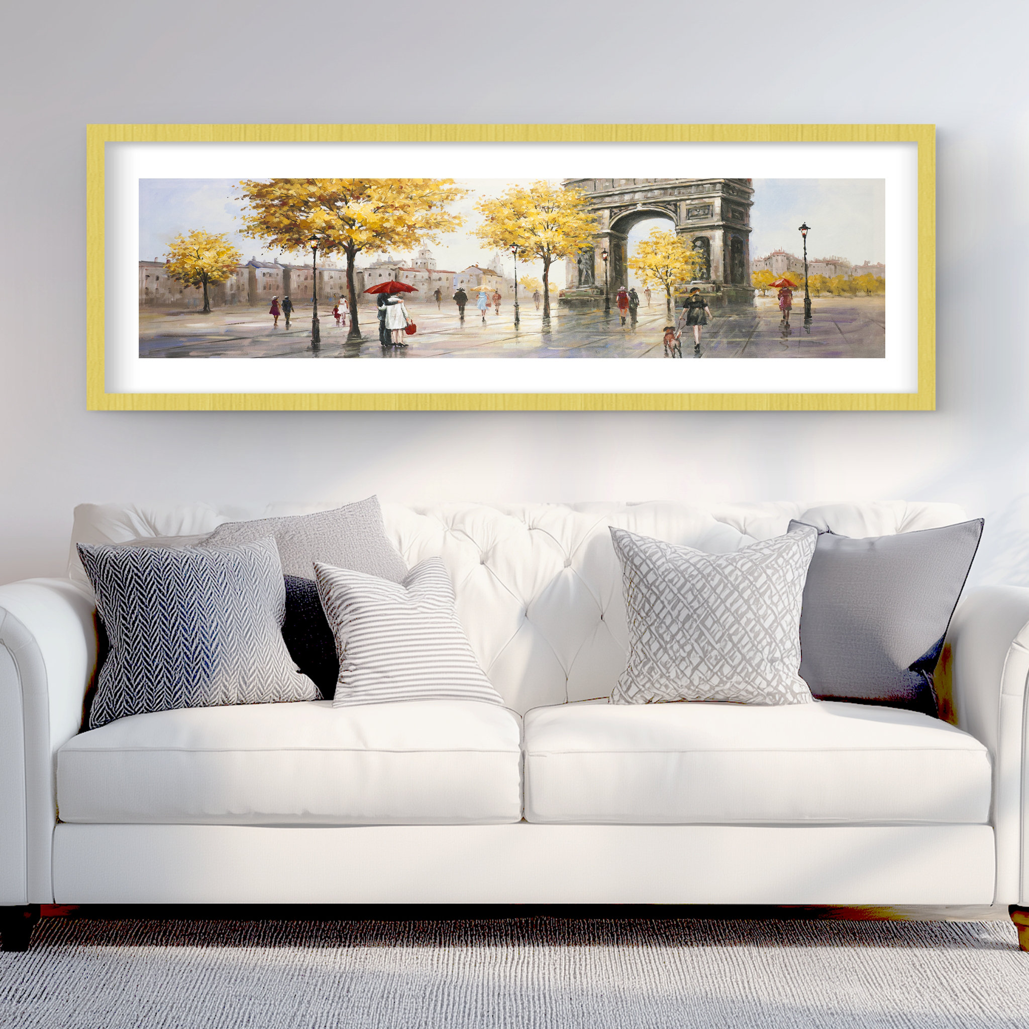 Lark Manor™ Arc de Triomphe to Paris - Framed Matted Print | Home Decor ...