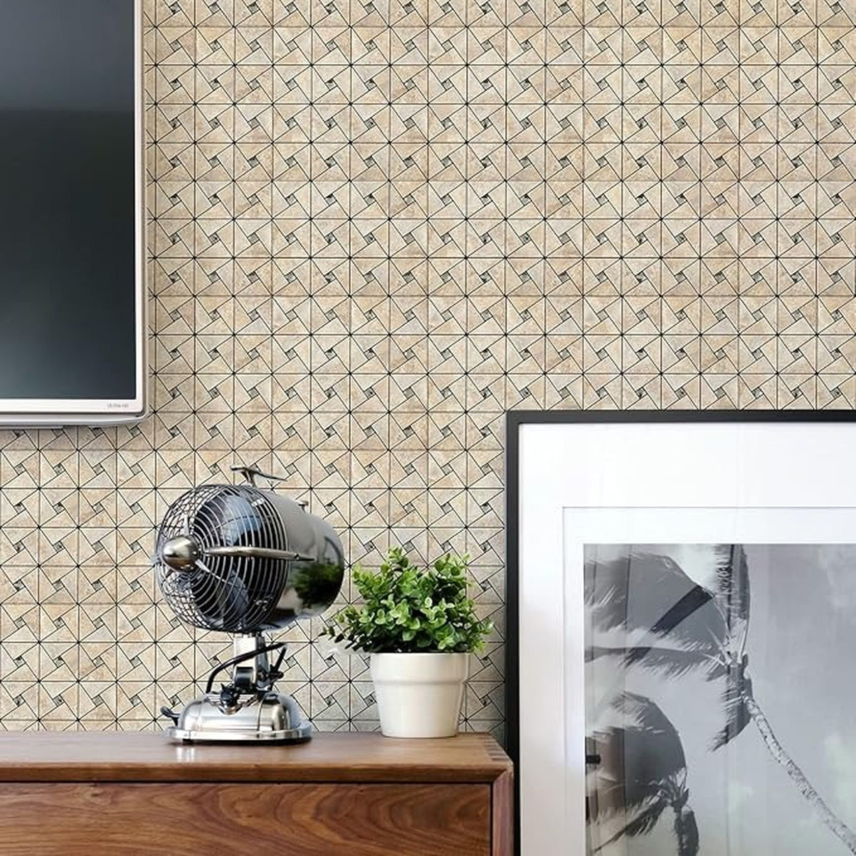 FashionSecretsLLC 8-Sheet Peel and Stick Backsplash of Kitchen Mosaic ...