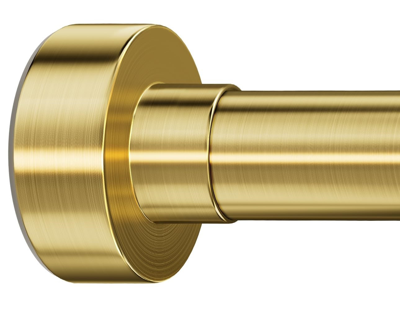 CLIBAX Tension Shower Curtain Rod Never Rust 34-66 Inches, Non-Slip No ...