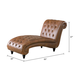 Greyleigh™ Clanton Upholstered Chaise Lounge & Reviews | Wayfair