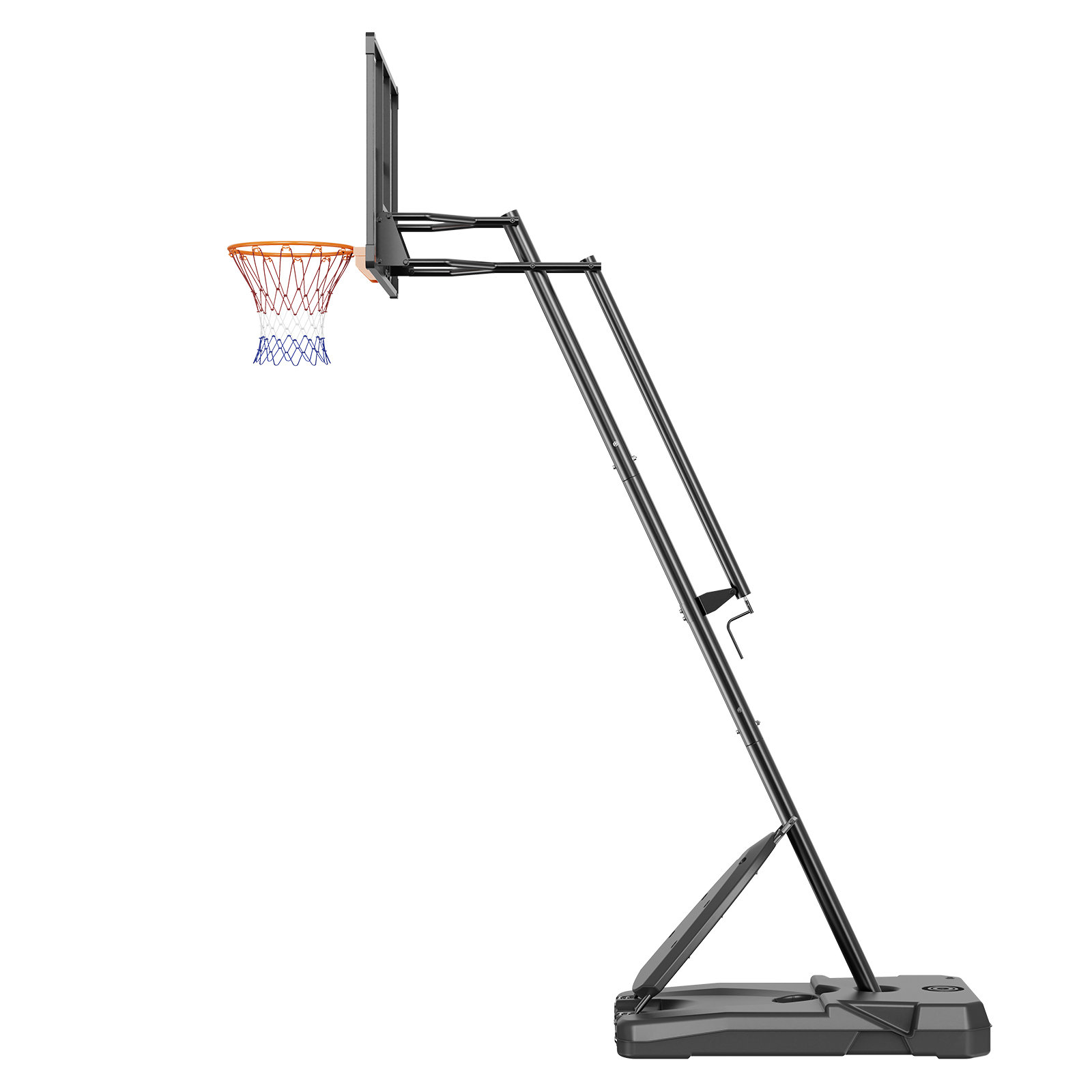 VEVOR Adjustable Height Plastic Portable Full-Size Basketball Hoop ...