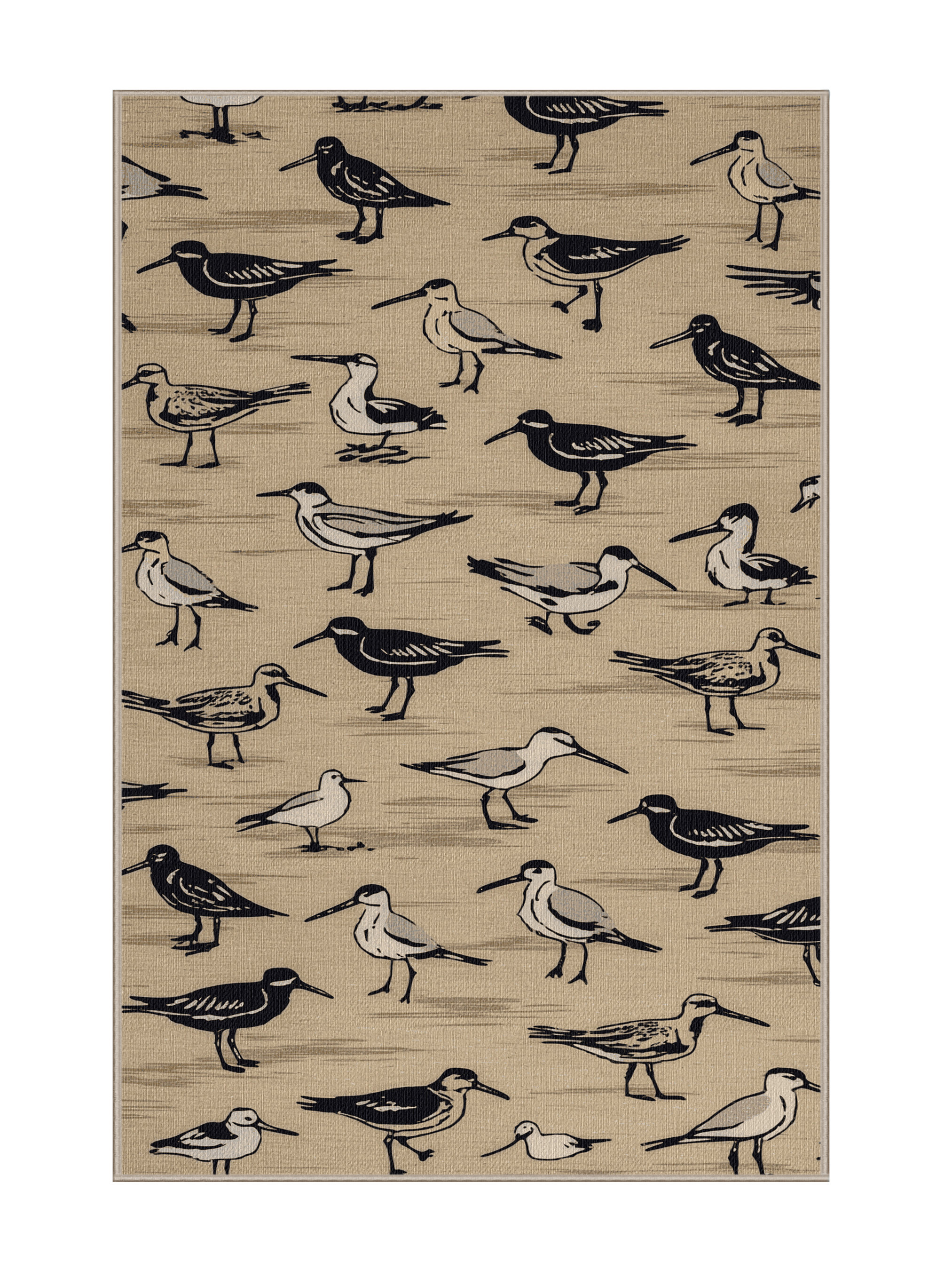 Rosecliff Heights Washable Seabird Sanctuary Coastal Area Rug - Wayfair ...