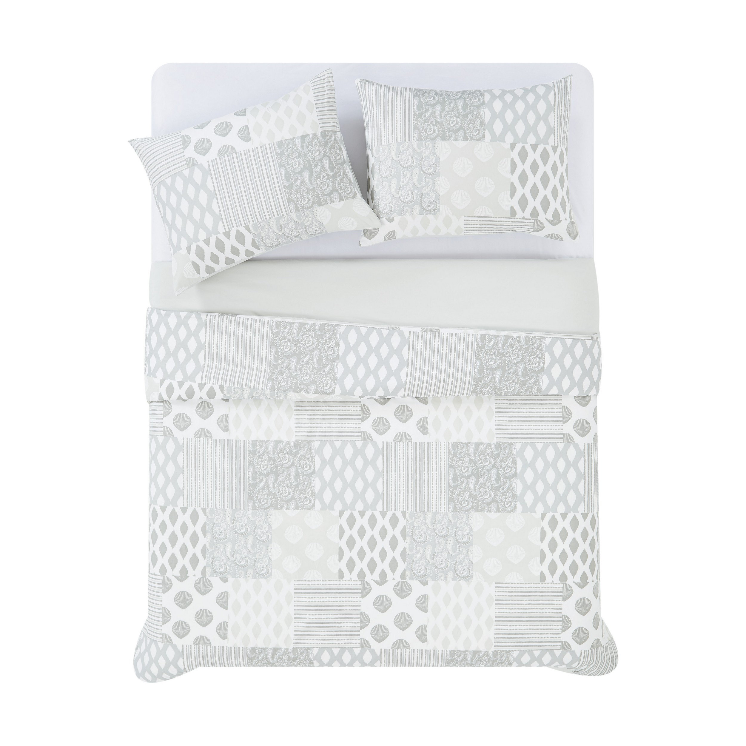 Coastal Living Sandbar Patchwork Duvet Cover Set | Wayfair
