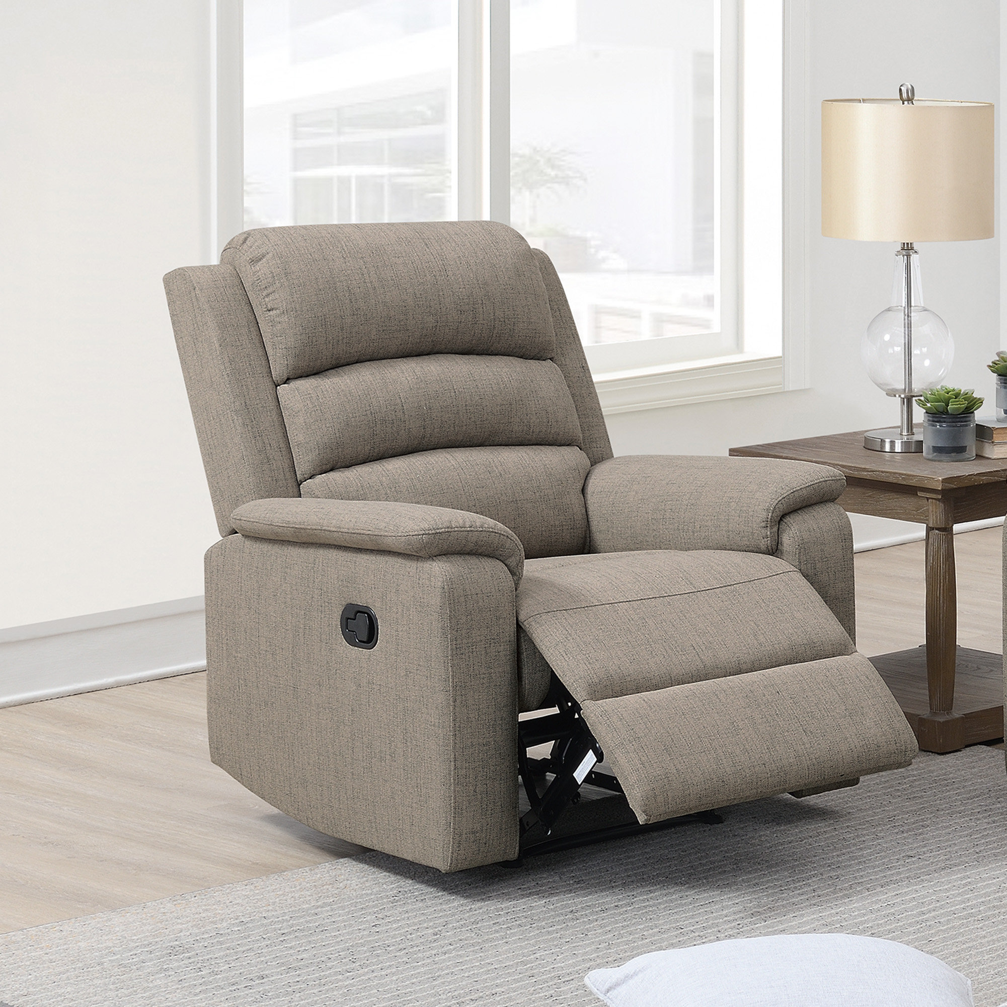 Wade Logan® Arisbel Upholstered Recliner & Reviews | Wayfair