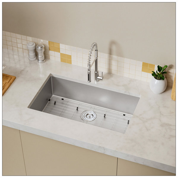 REDmintss 33 Inch Kitchen Sink - Dual Mount Undermount Or Drop-In Sink ...