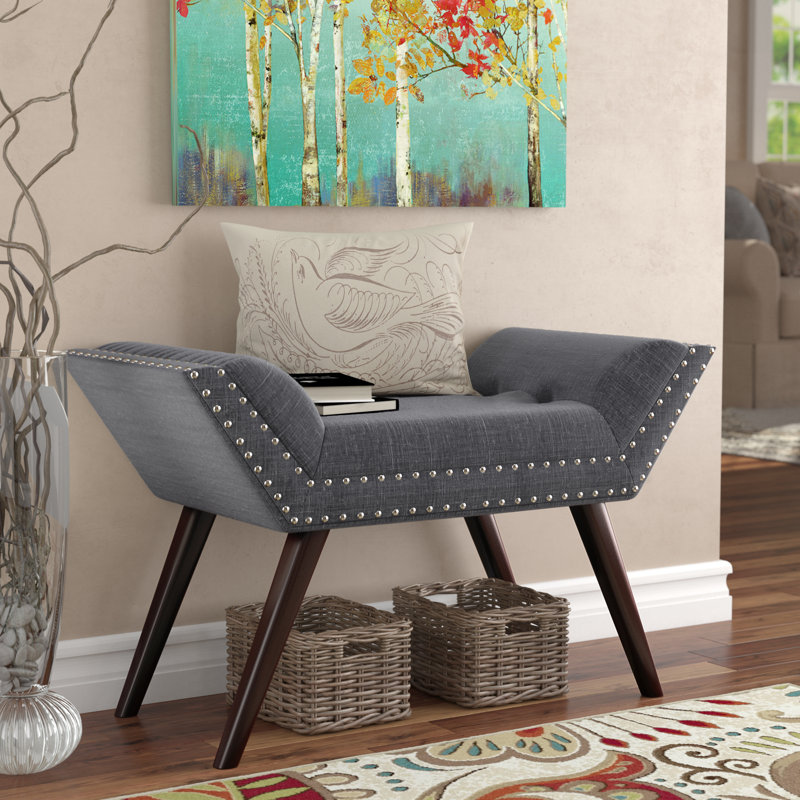 Alcott Hill® Sharonville Upholstered Bench & Reviews | Wayfair