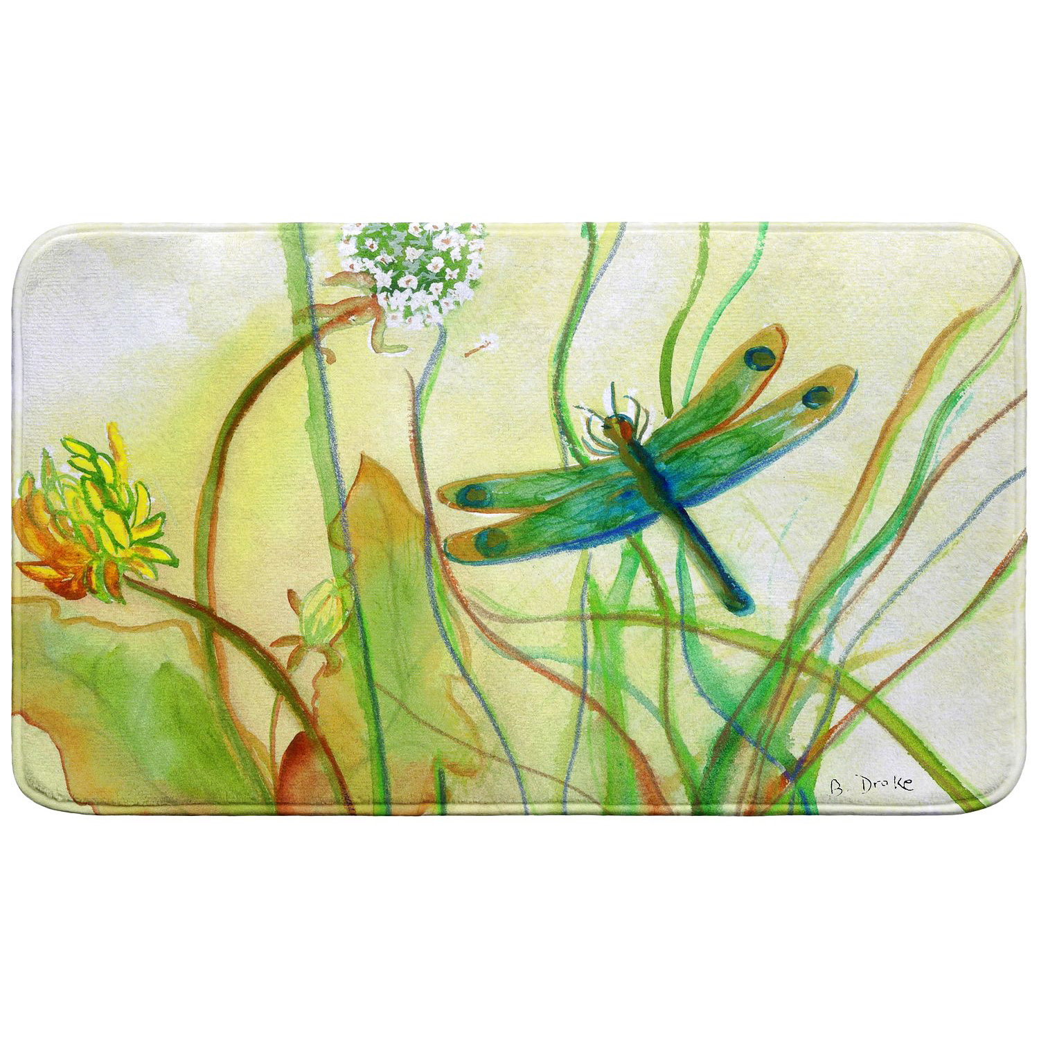 Dovecove Betsy's DragonFly Bath Mat - Wayfair Canada