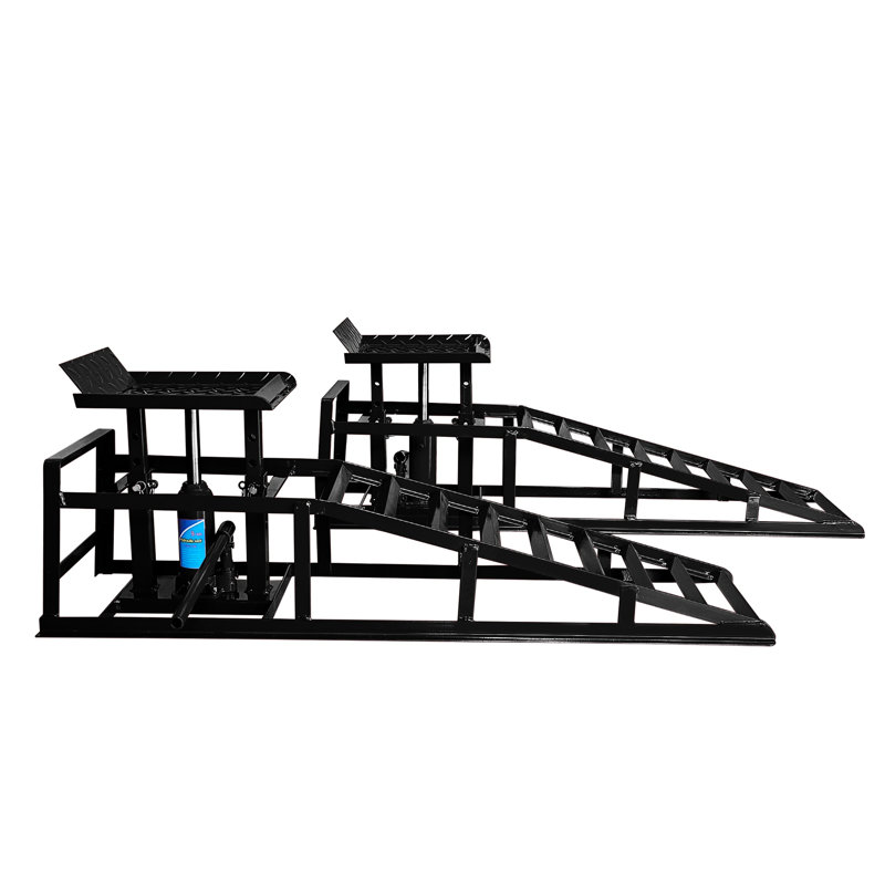 Yesurprise 2 Pack Hydraulic Car Ramps For Oil Changes And Maintenance ...