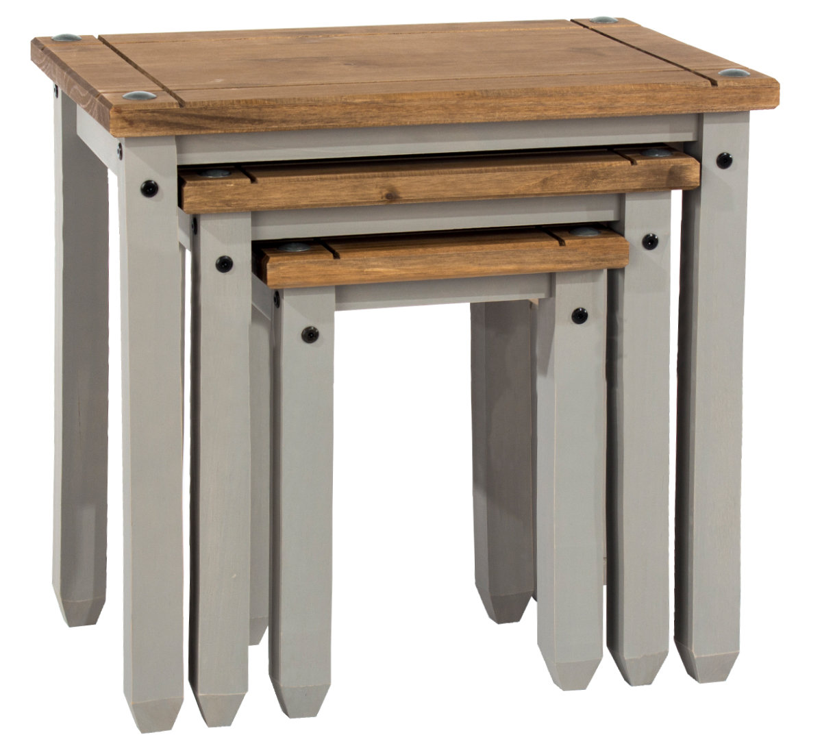 Gracie Oaks Chavez Wood 3 Piece Nesting Tables & Reviews | Wayfair