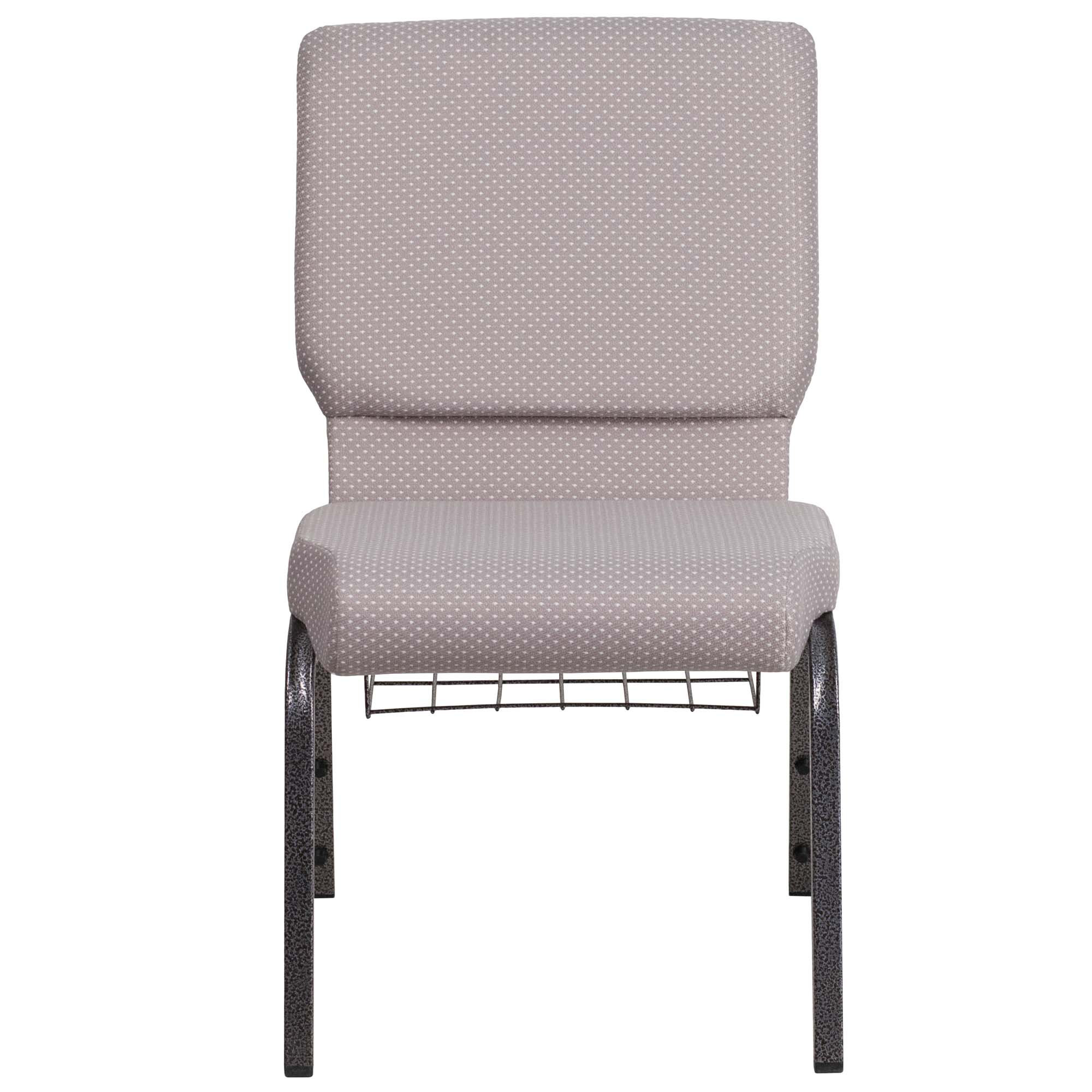 Flash Furniture Lionel 18.5"W Stacking Church Chair in Fabric - Copper ...
