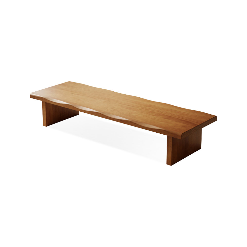 Dwelling Living Walnut Solid wood Free form Coffee Table | Wayfair