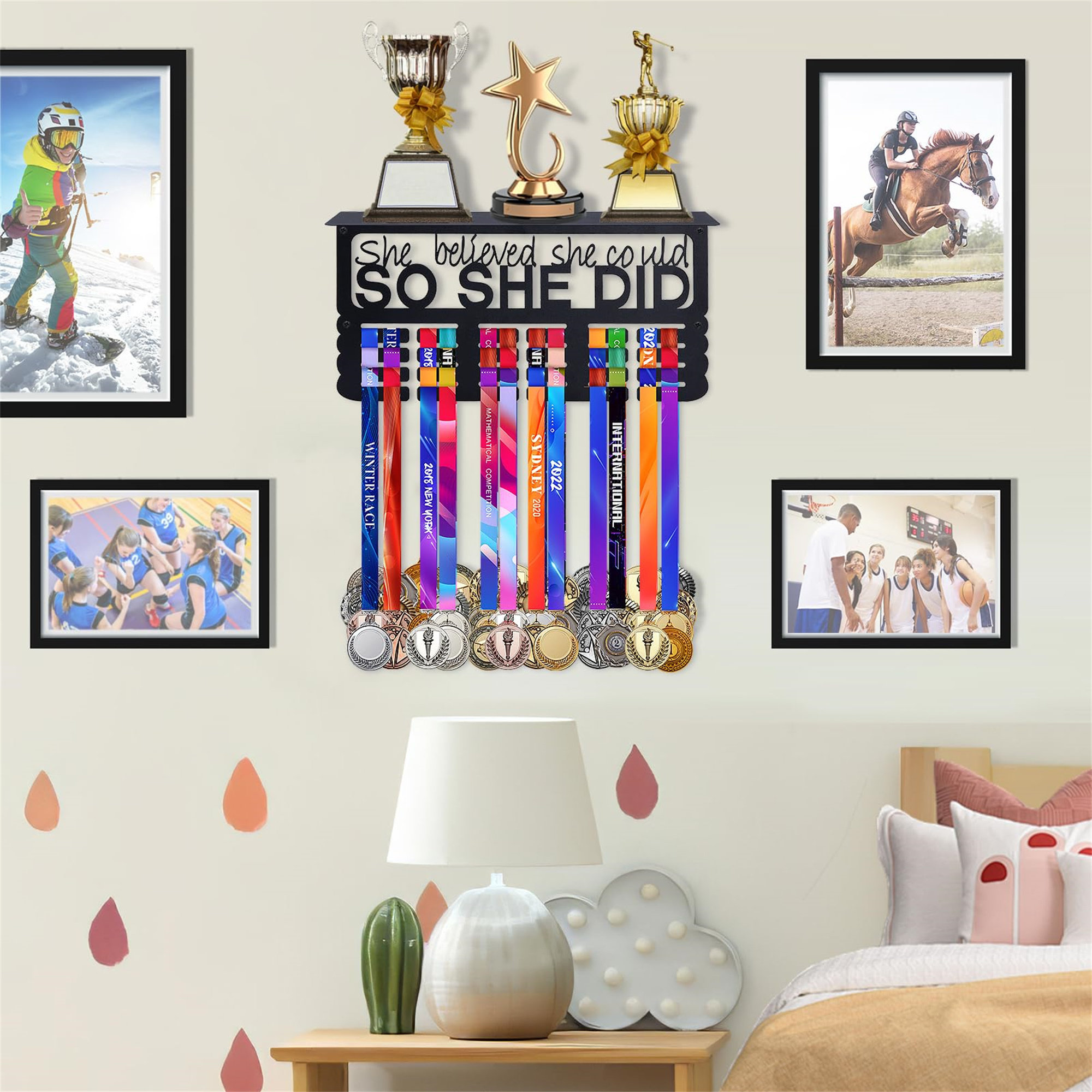 Red Barrel Studio Metal Trophy&Medal Display Shelf - Wayfair Canada
