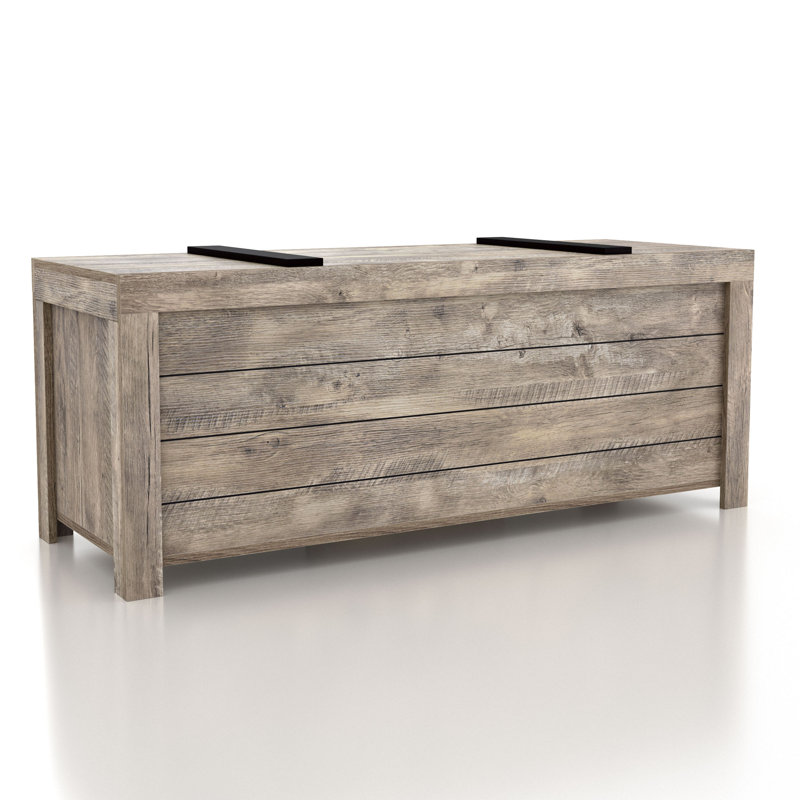 Loon Peak® Kimiaki Anetta 47.25" Width Hidden Storage Bench | Wayfair