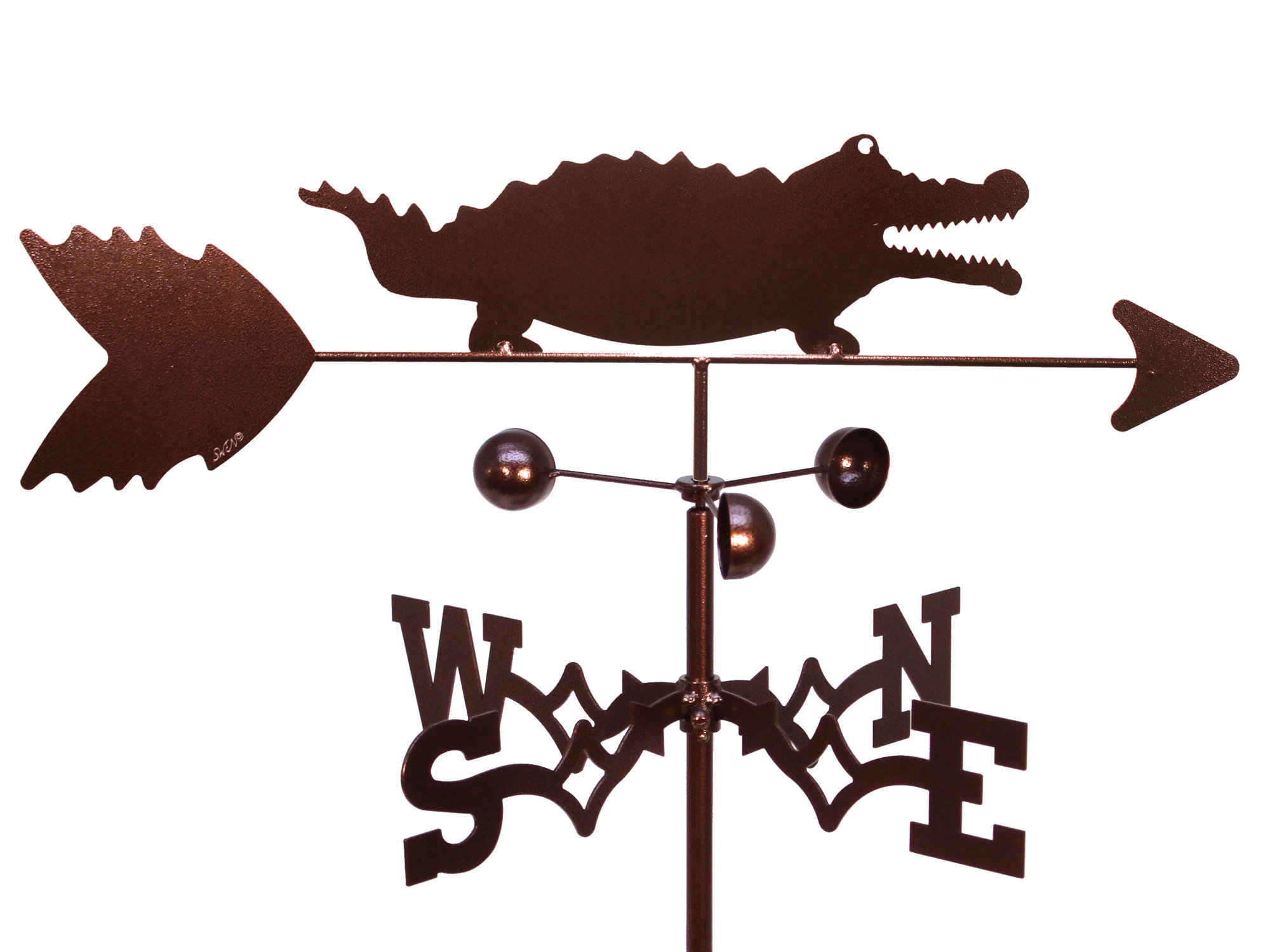 Bungalow Rose Alligator Crocodile Gator Girouette - Wayfair Canada