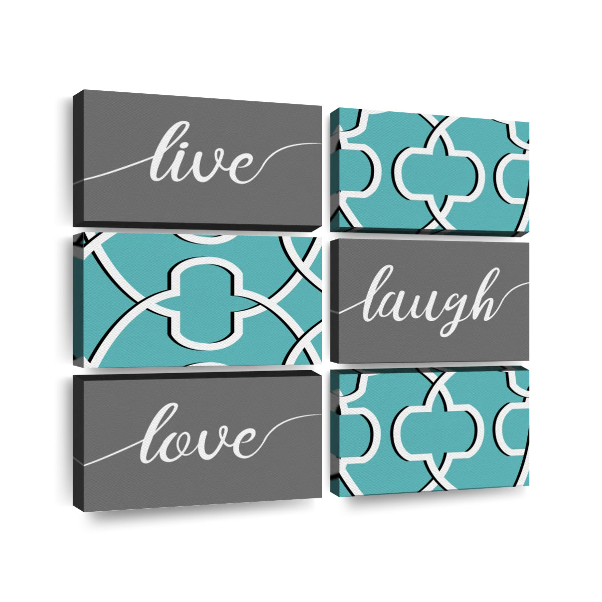 Trinx Live Laugh Love Multi Piece Canvas Print - Wayfair Canada