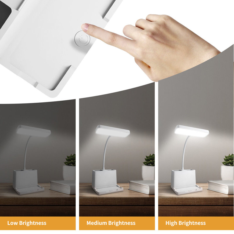 Ebern Designs Carrabotta Adjustable USB Desk Lamp & Reviews | Wayfair