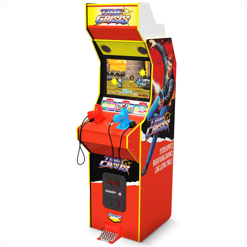 Arcade 1Up Arcade1Up 17" Screen Multiplayer TIME Crisis Arcade Machine ...