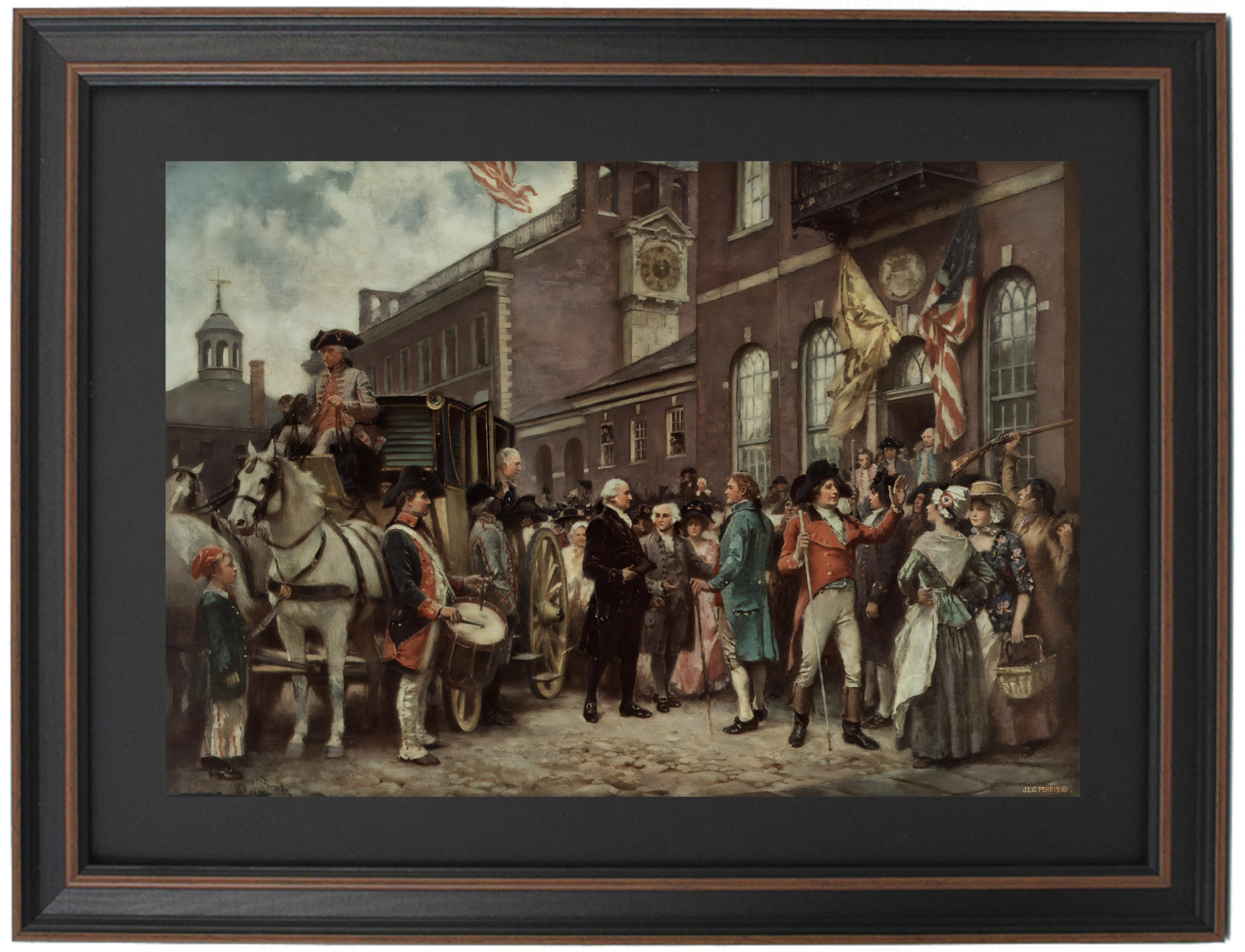 Alcott Hill® Washington's Inauguration At Philadelphia By Jean Leon ...