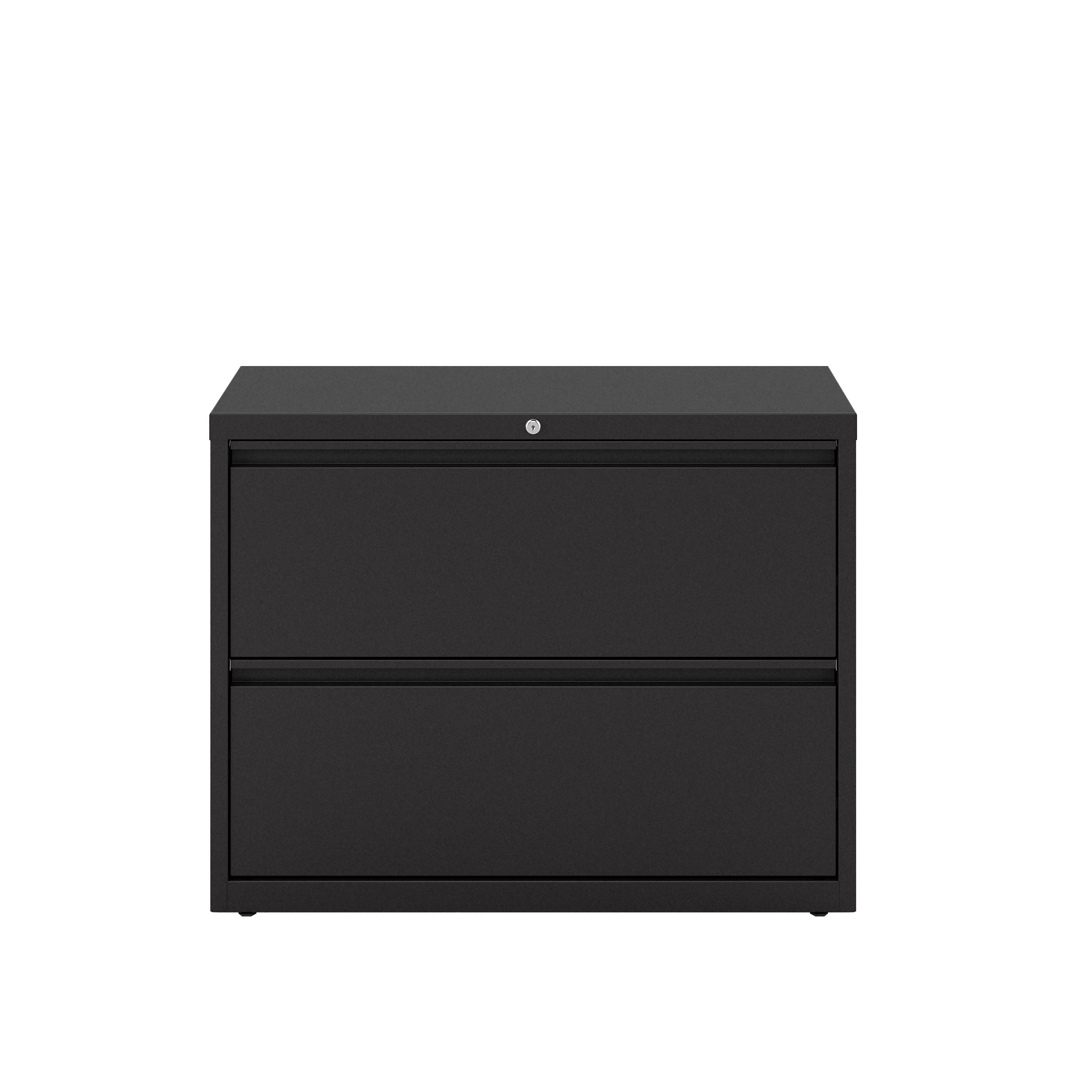 Inbox Zero Quintina 36'' Wide 2 -Drawer Matte Texture Steel File ...