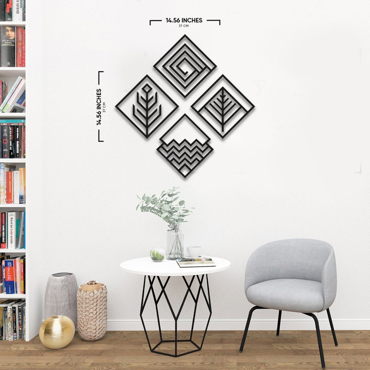 George Oliver Metal Abstract Wall Decor | Wayfair