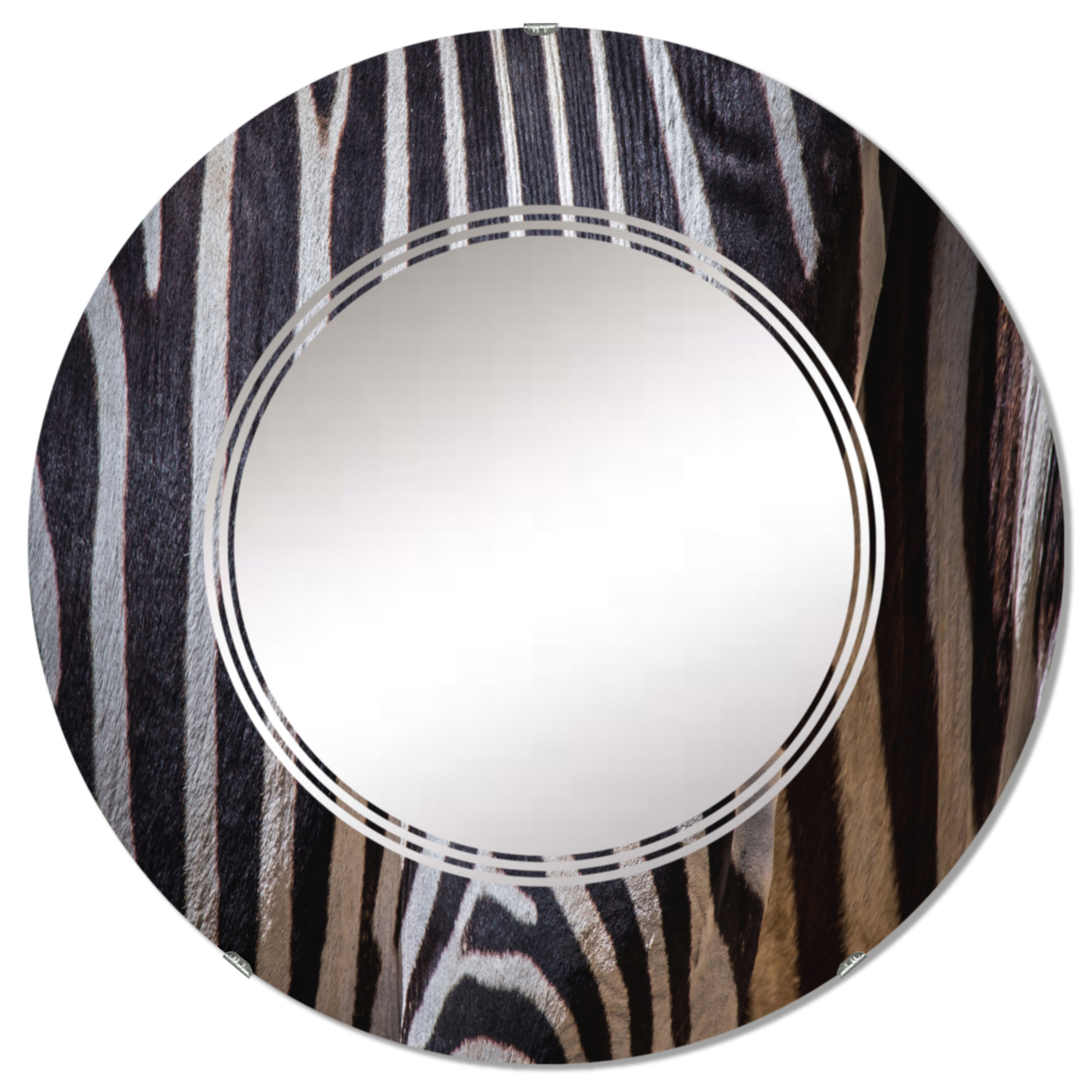 East Urban Home Black And White Structure Of Zebra Skin - Patterned ...