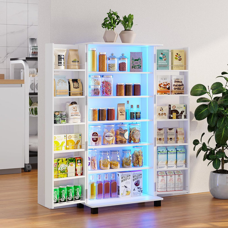 Ivy Bronx Garde-manger 55,1 po Johnene et Commentaires - Wayfair Canada